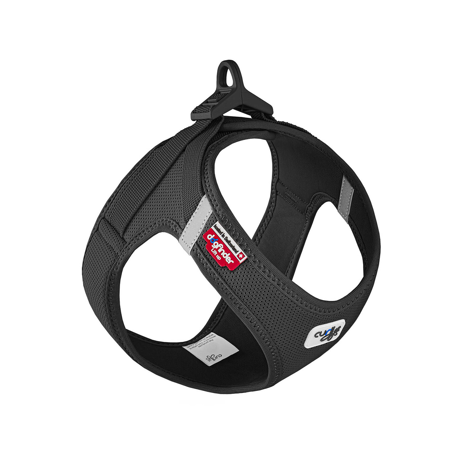 Curli Extra Large Black Curli Clasp Air-Mesh Dog Vest Harness - Bunnings Australia