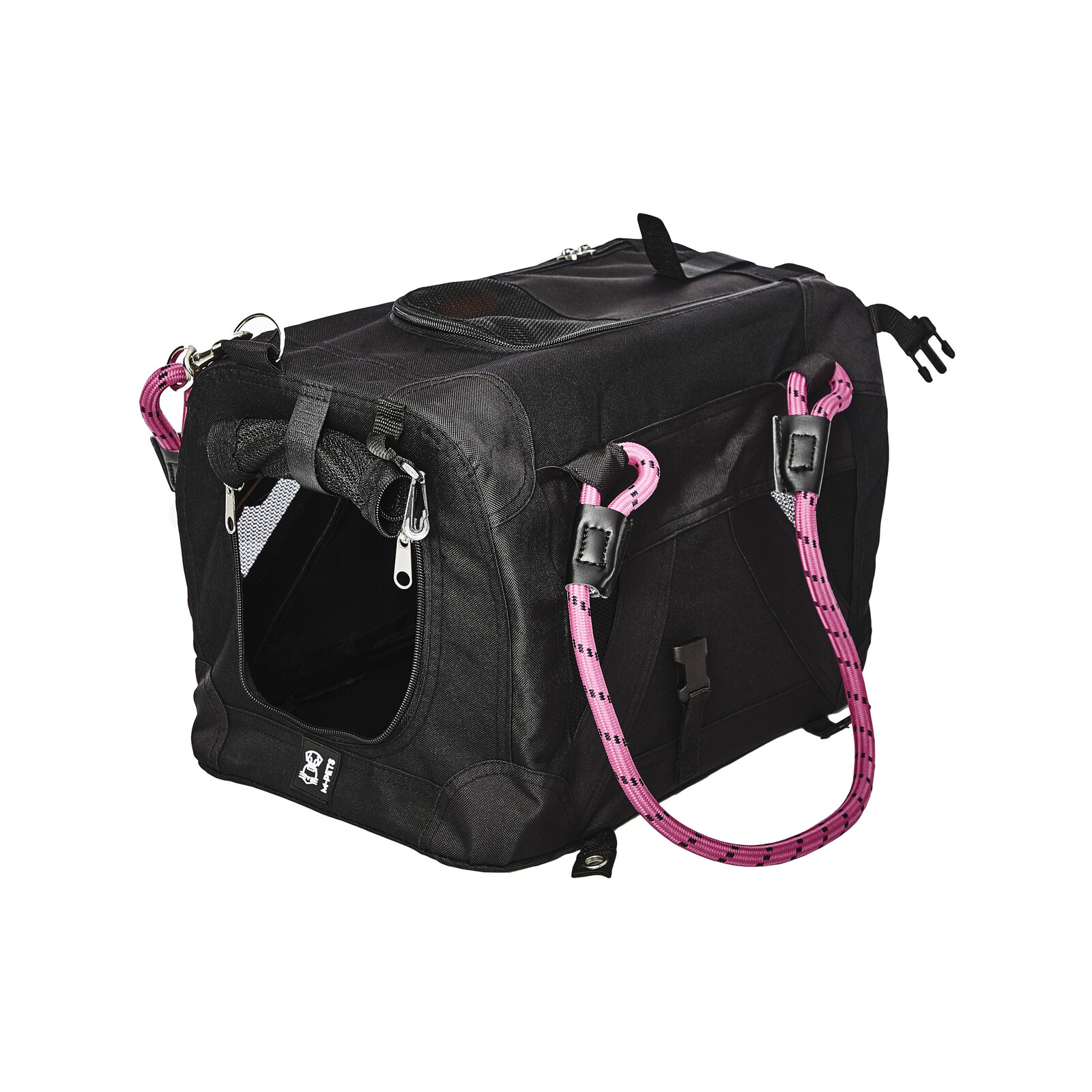 Mi-Pets Remix Travel Carrier 2-In-1 With Leash/Shoulder Belt Black ...