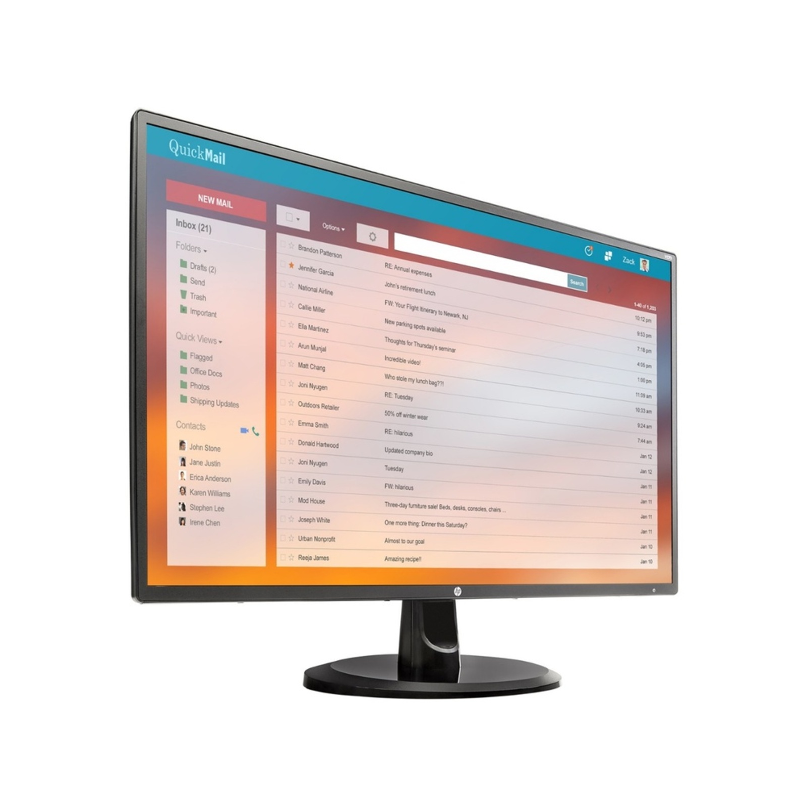 HP 2KZ35AA V270 27" Full HD IPS Monitor - Bunnings Australia