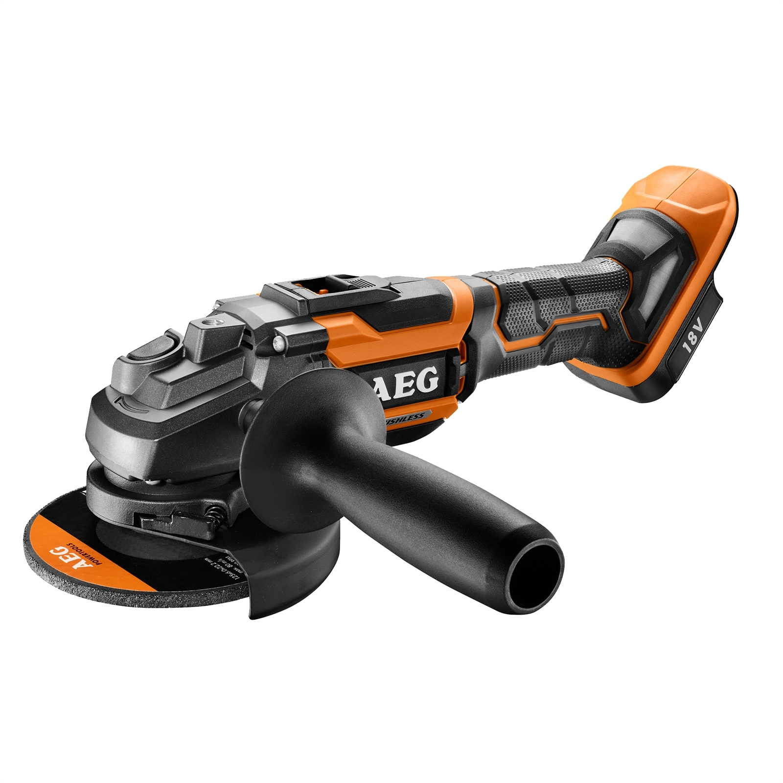 AEG 18V 125mm Brushless Angle Grinder - Skin Only - Bunnings Australia