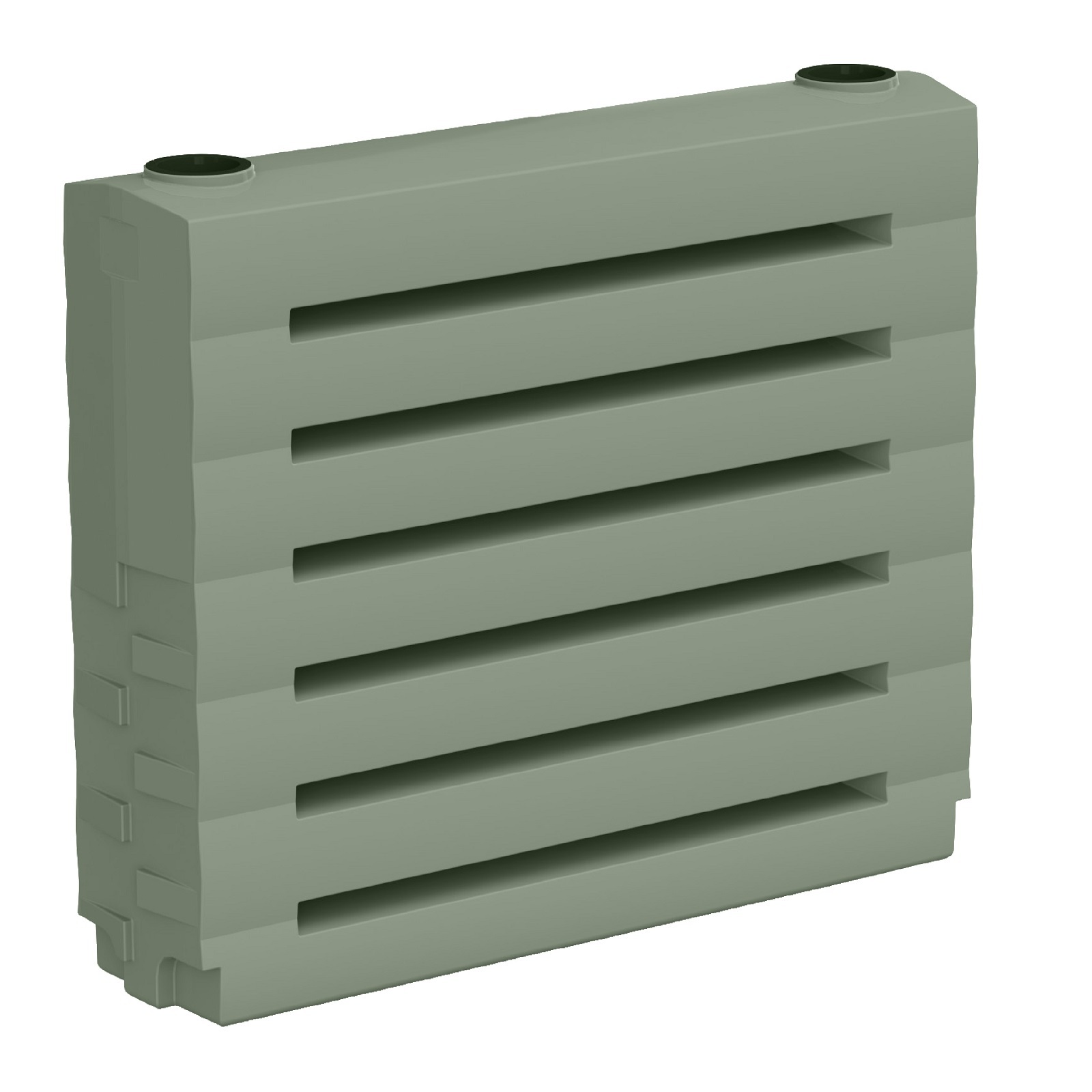 Team Poly 2000L Razor Slim Poly Water Tank - Mist Green - Bunnings ...