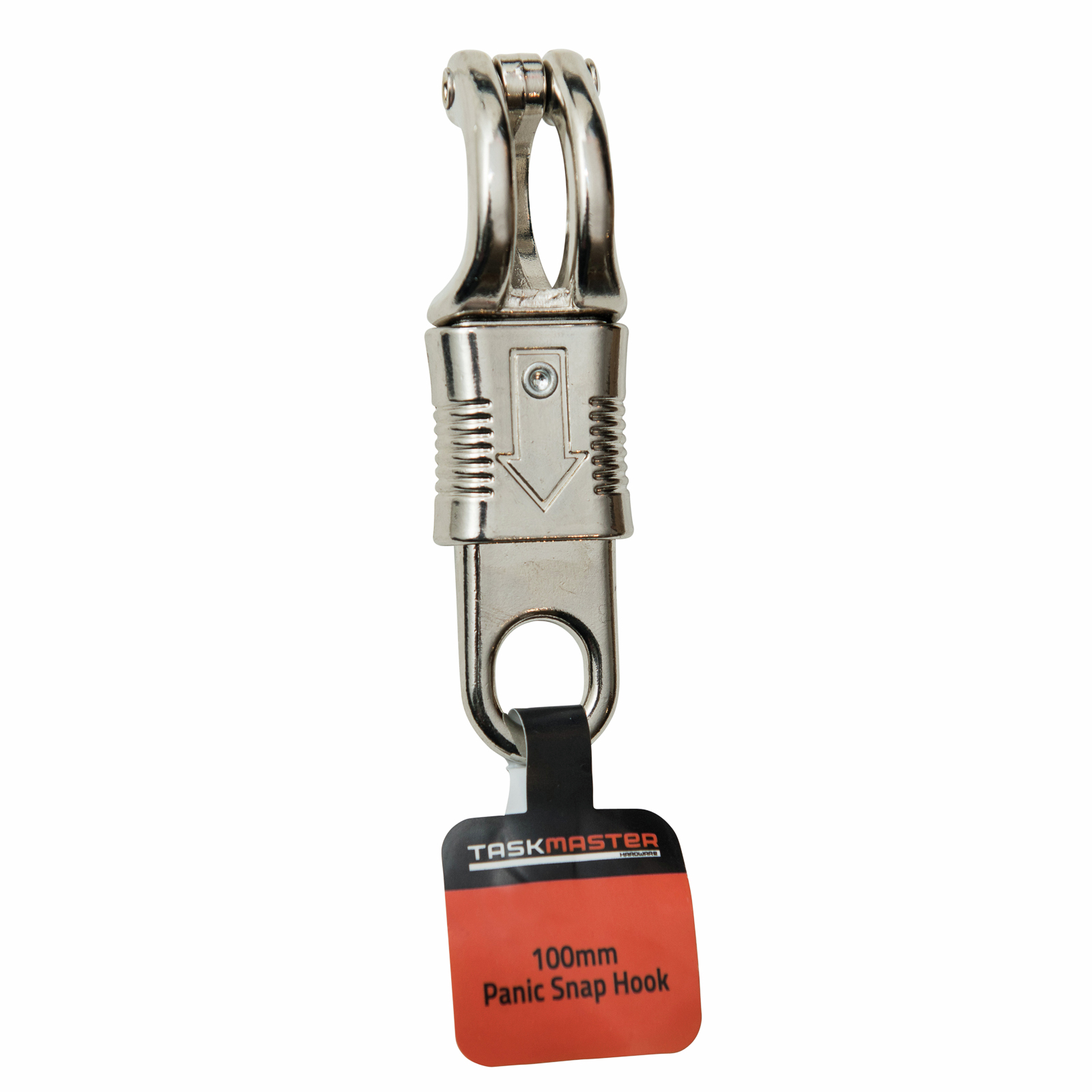 Taskmaster 100mm Nickel Panic Release Snap Hook - Bunnings Australia