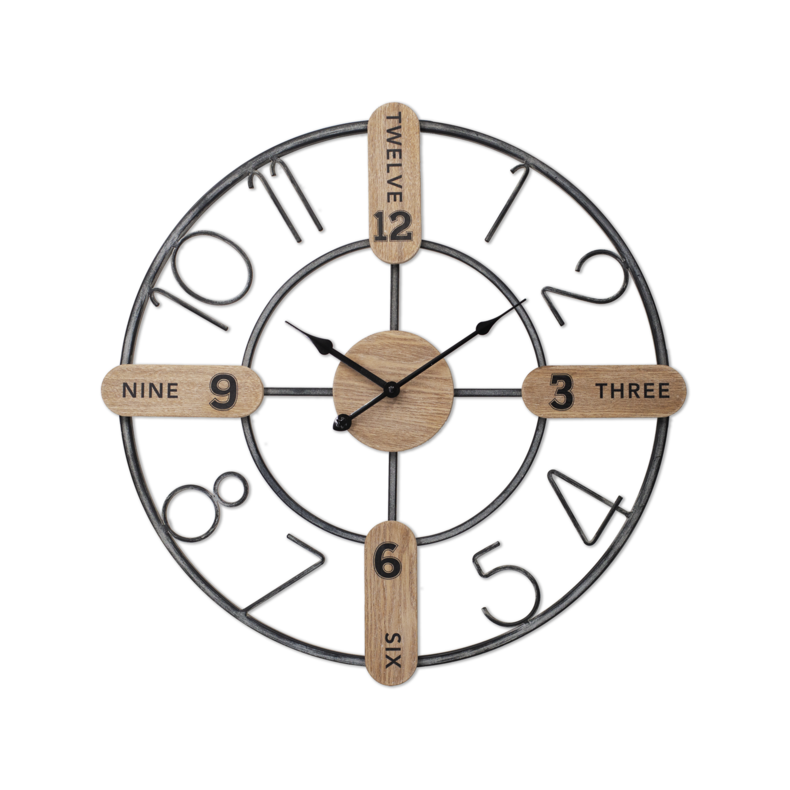 Toki Elliot 60cm Wall Clock - Bunnings Australia