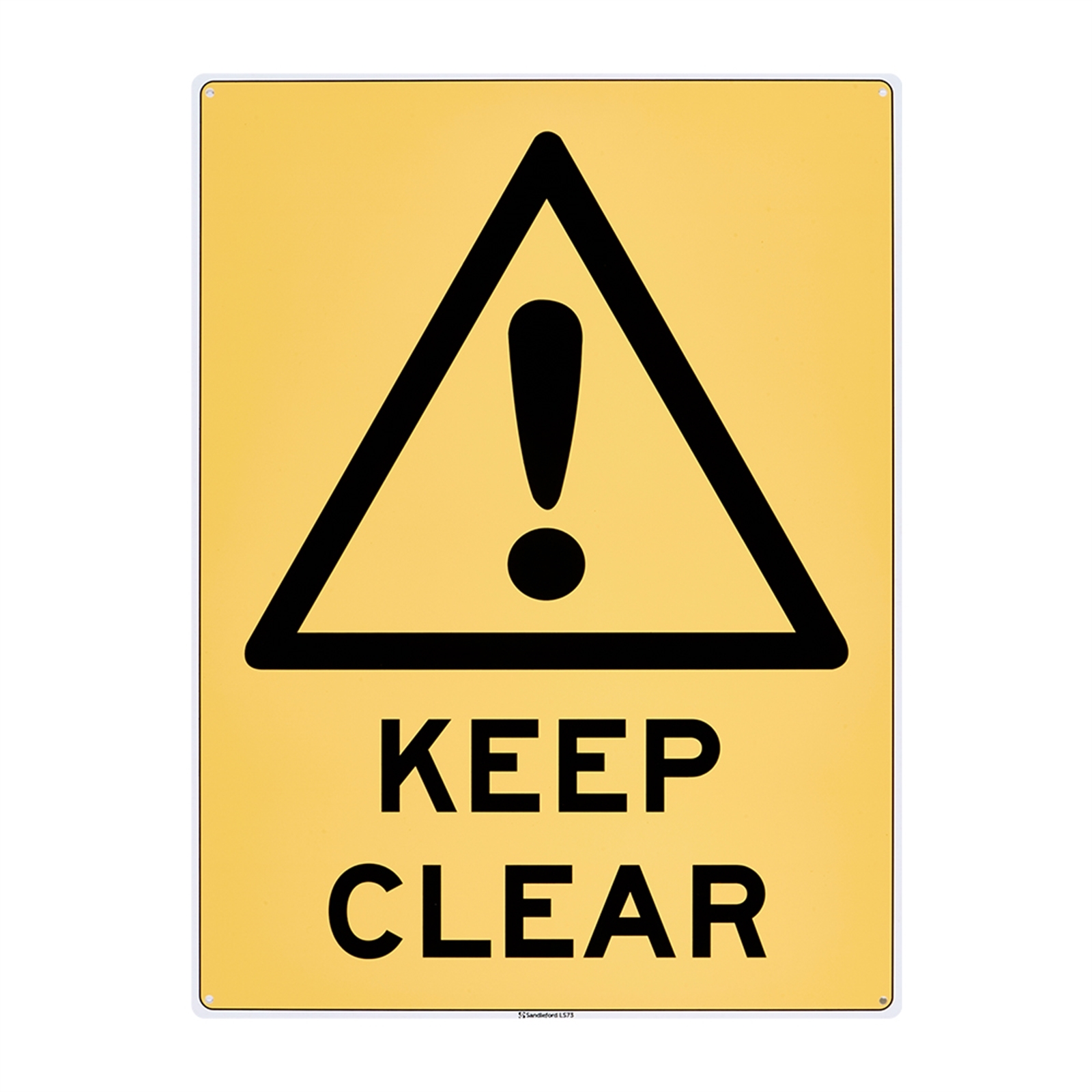 Sandleford 450 x 600mm Keep Clear Plastic Sign - Bunnings Australia