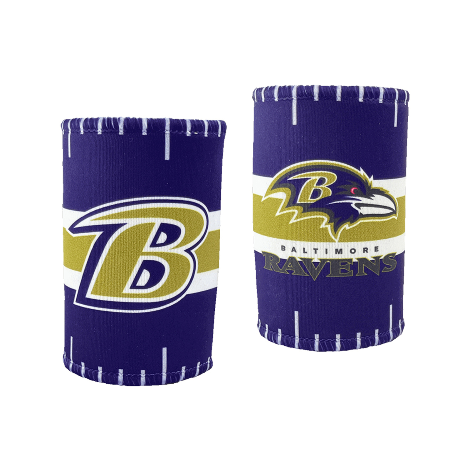2PK NFL Baltimore Ravens 11.5cm Stubby Can/Bottle Beverage Holder ...