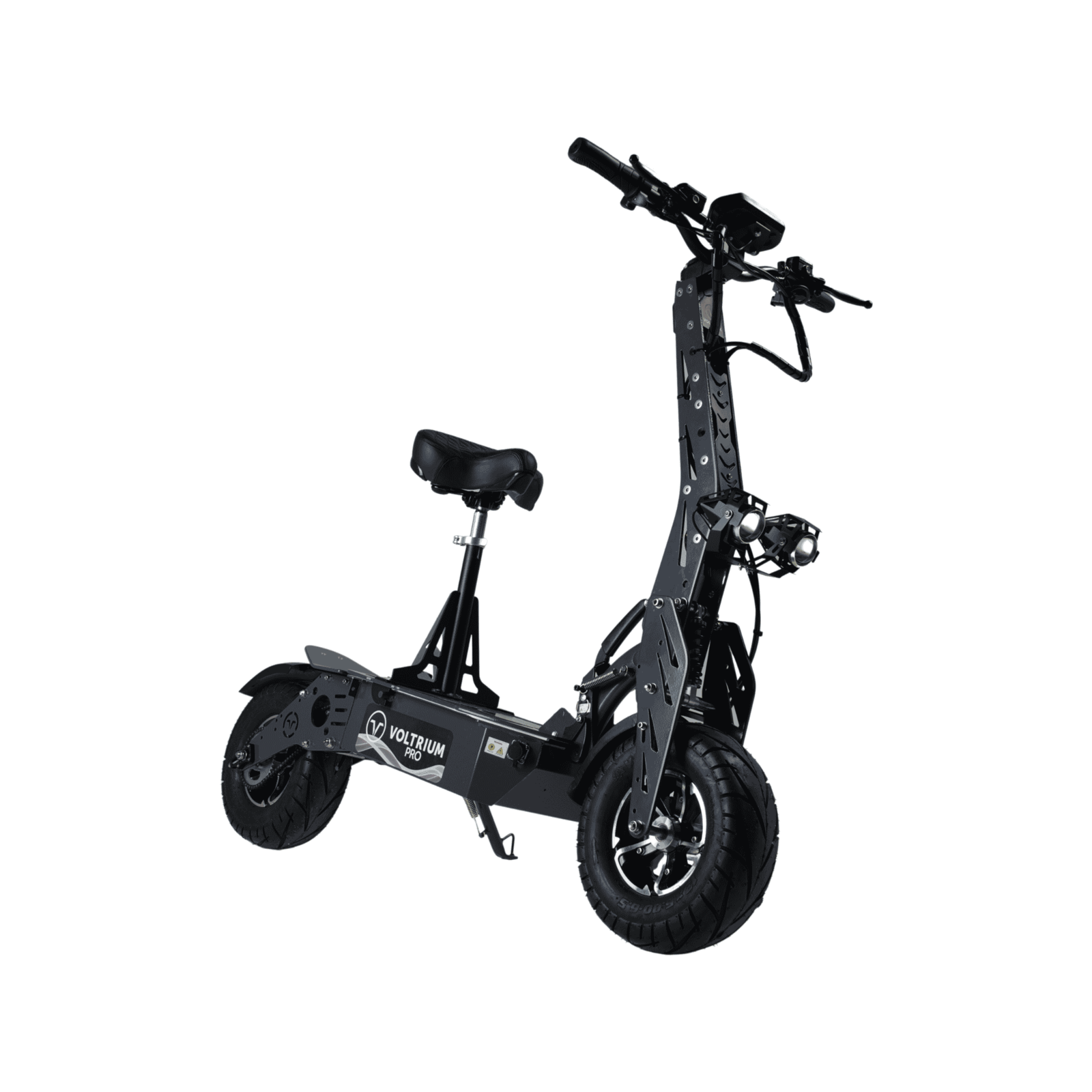 VOLTRIUM Pro Plus Adult Electric Scooter Black/Silver 50Ah Battery ...