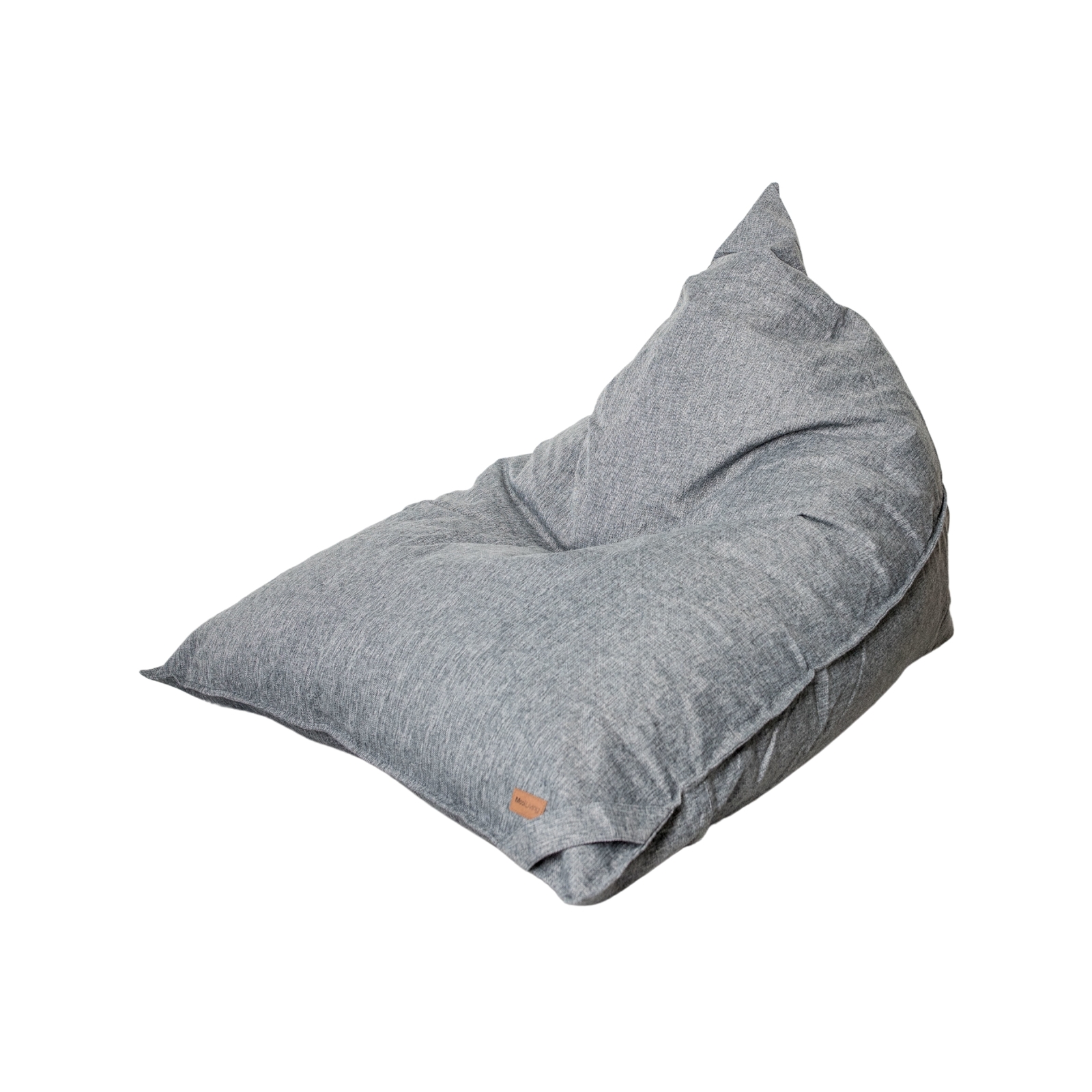 Mooi Living - Large Triangle Bean Bag - Luxury Linen Look - Komfort ...