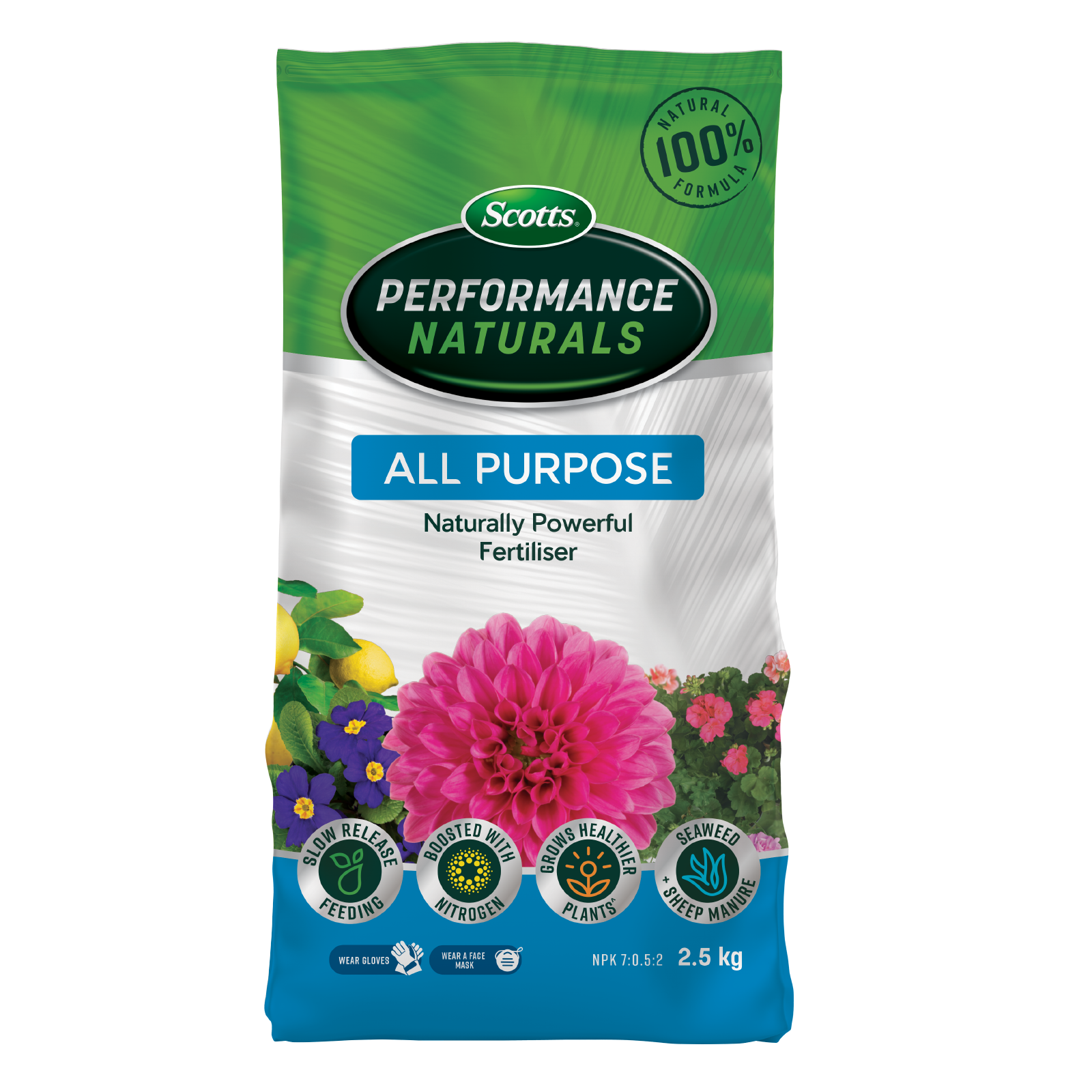 Scotts Performance Naturals 2.5kg All Purpose Fertiliser - Bunnings New ...