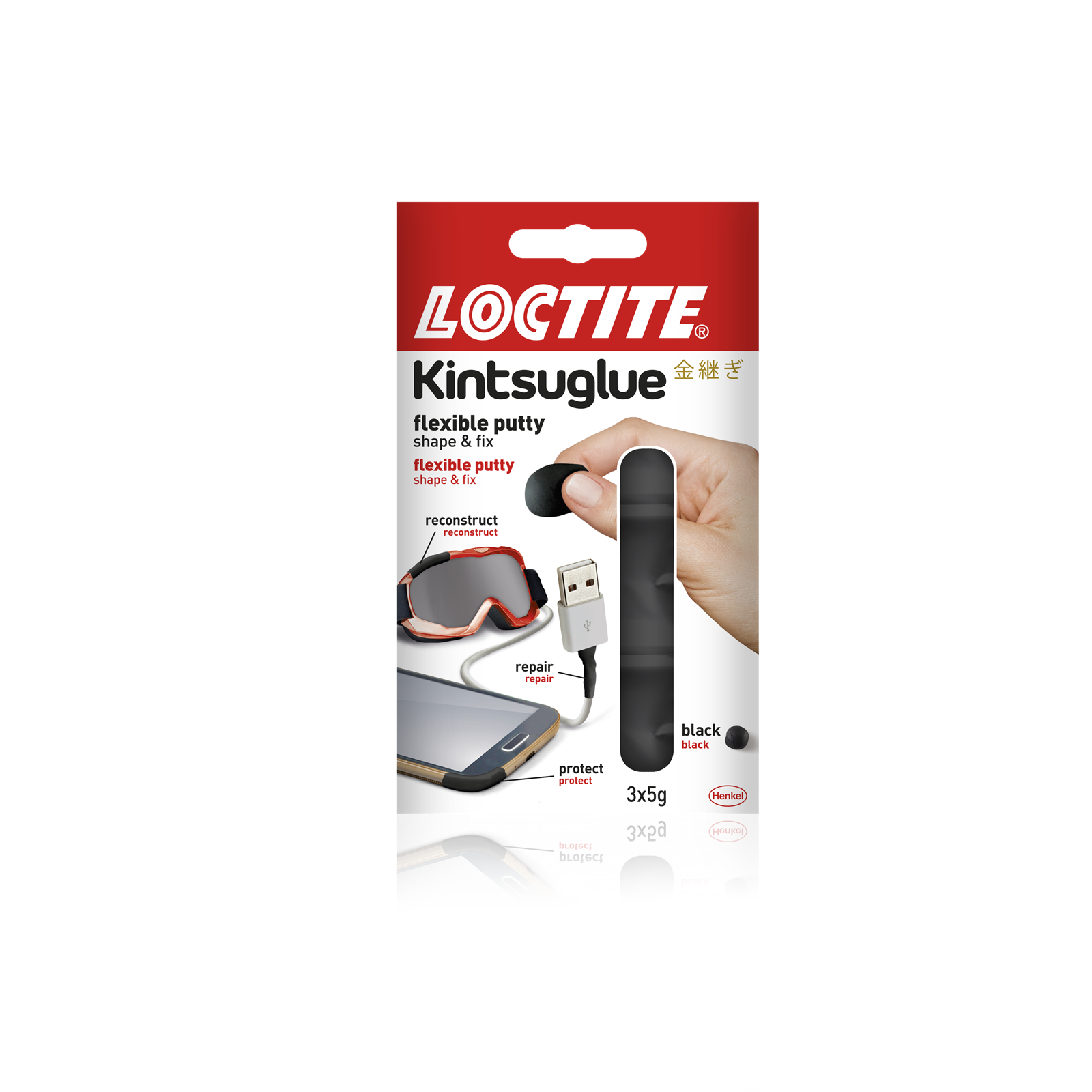 Loctite 3 x 5g Black Kintsuglue - Bunnings Australia
