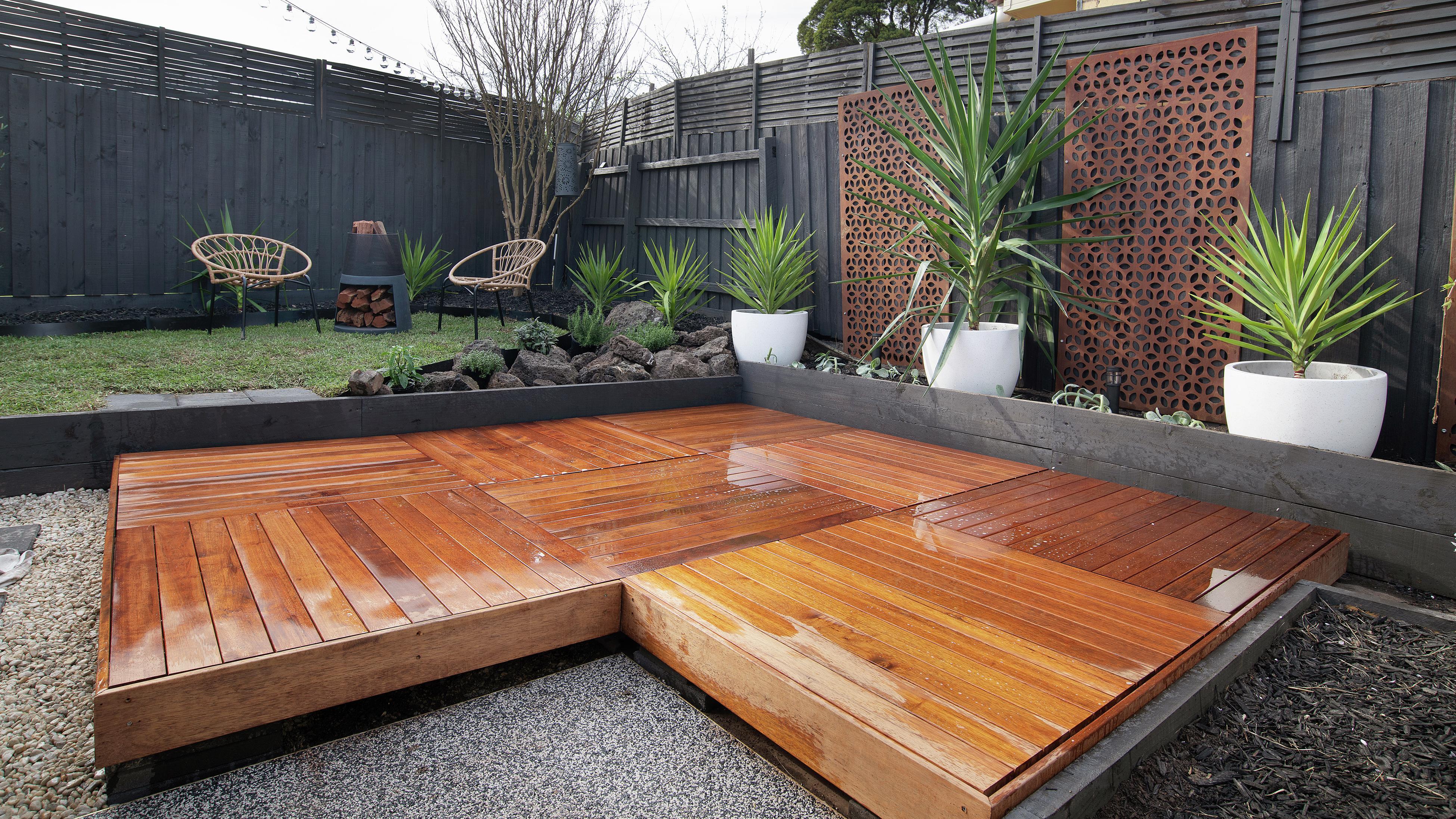 How To Install Modular Decking - Bunnings Australia