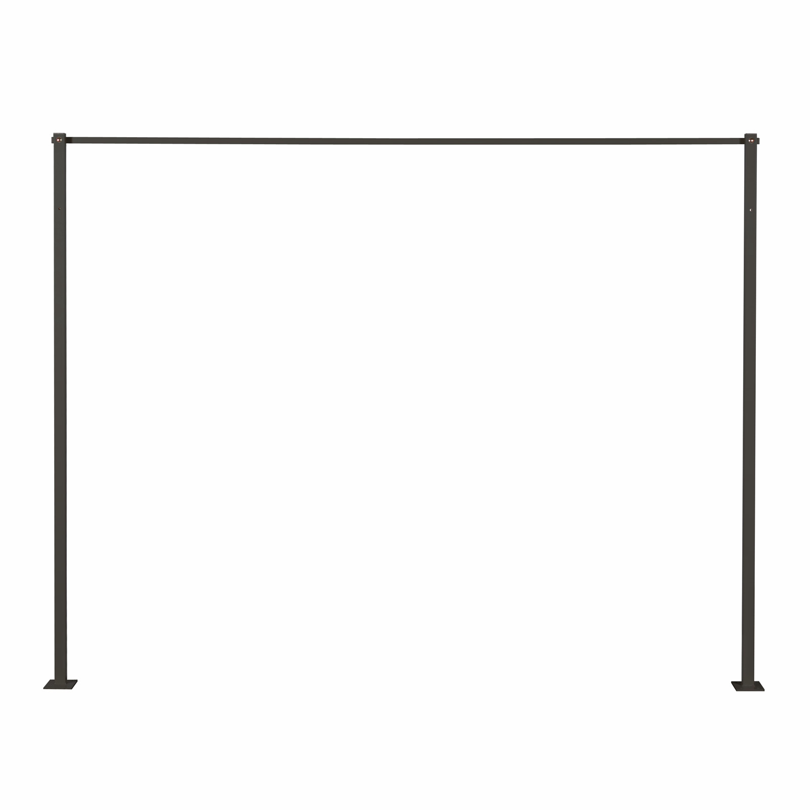 Daytek Ground Mount Kit with Base - Timber Grey - Bunnings Australia