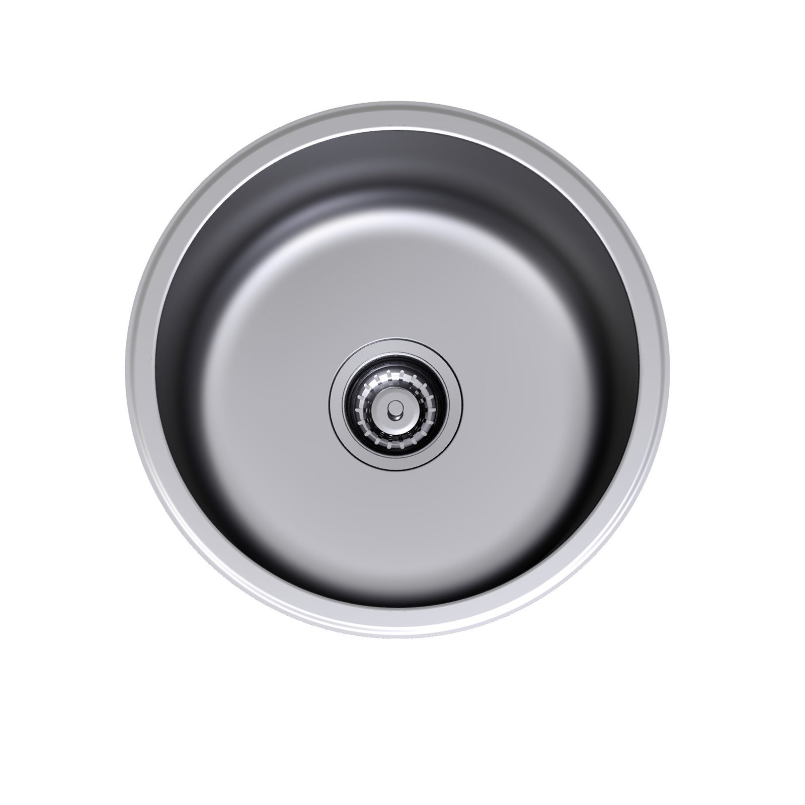Clark Round Bowl Overmount Sink - Bunnings Australia