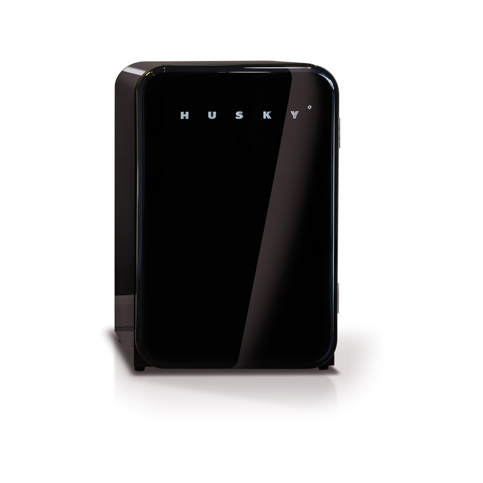 Husky 112L Black Retro Style Undercounter Bar Fridge - Bunnings Australia