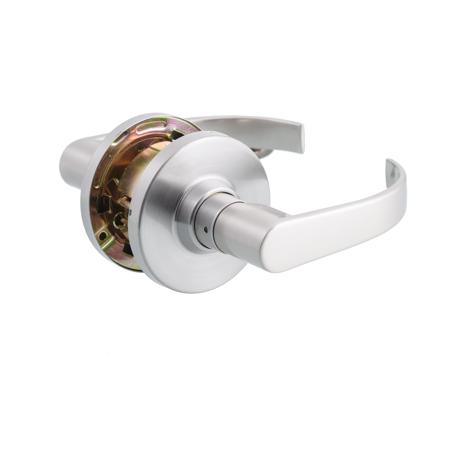 Lane Brushed Satin Chrome Fire Rated L8 Series Passage Lever Set ...