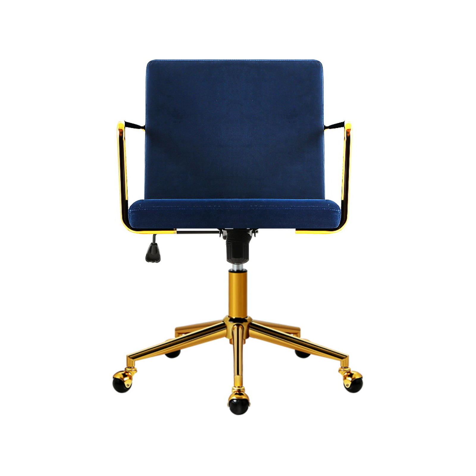 Office Velvet Computer Chair Vintage Blue - Bunnings Australia