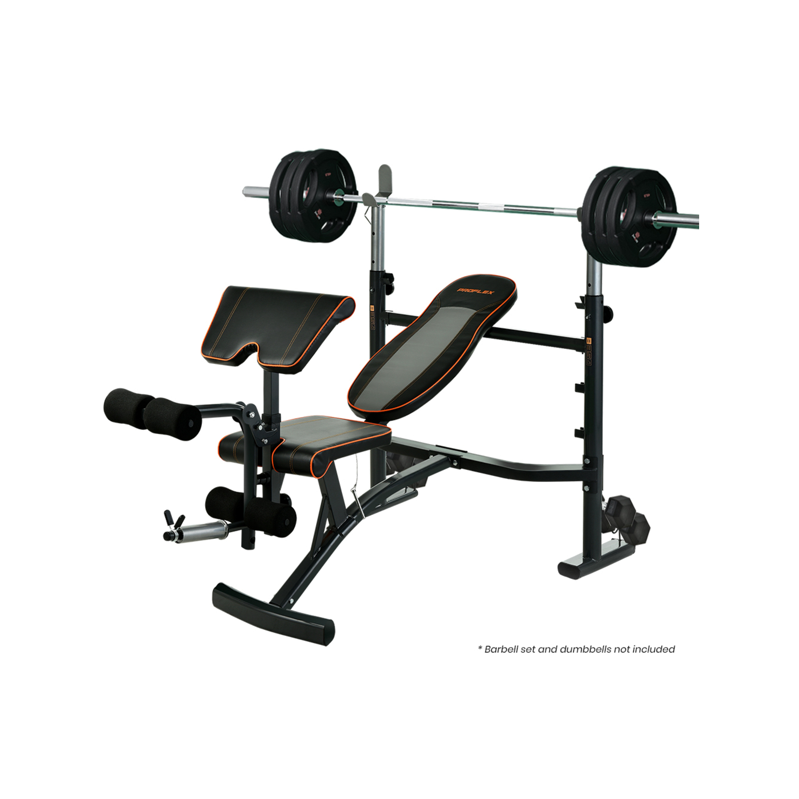 PROFLEX Adjustable Incline Weight Bench - Home Gym Fitness Training ...