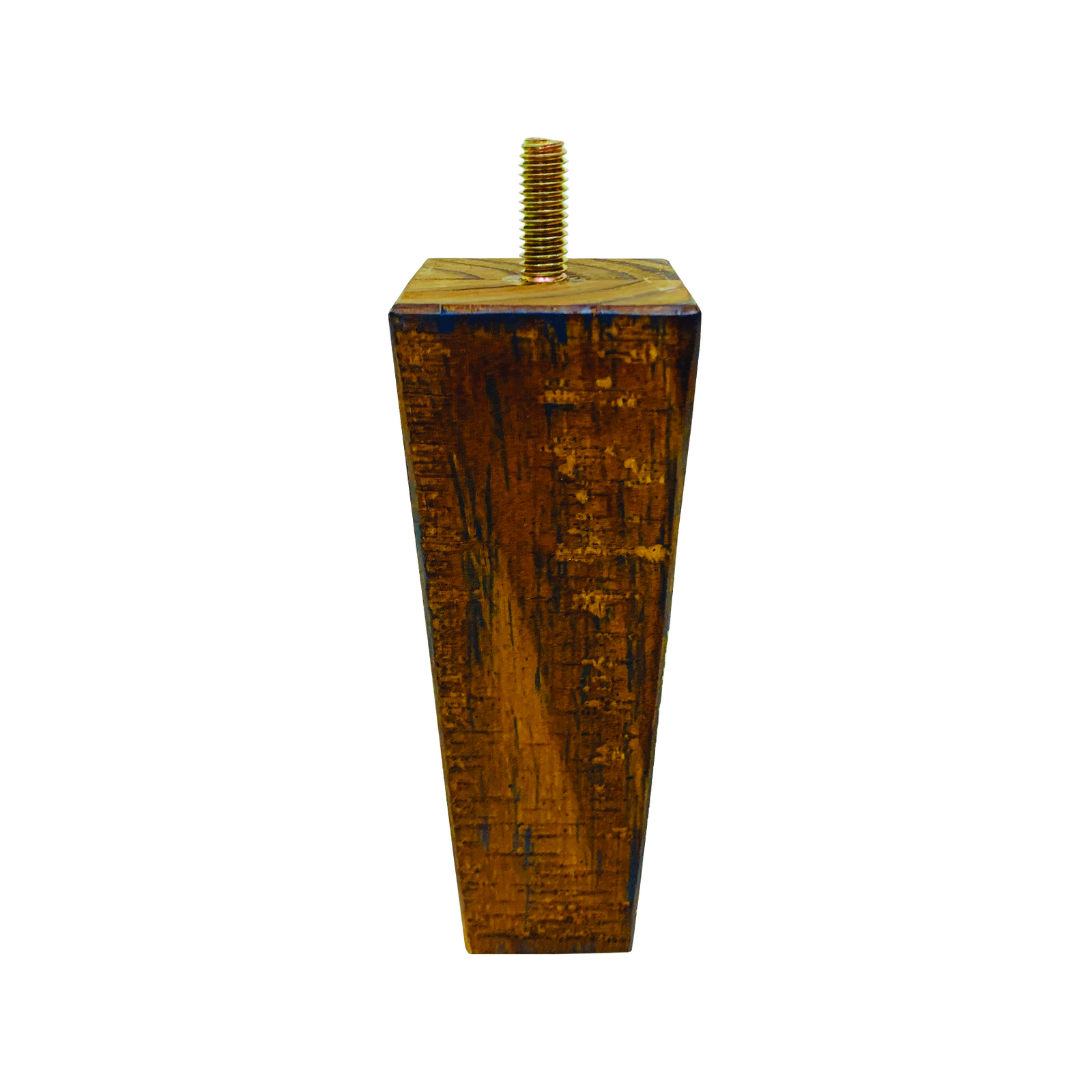 Adoored 53-40x150mm Square Rustic Tapered Wooden Leg - Bunnings Australia