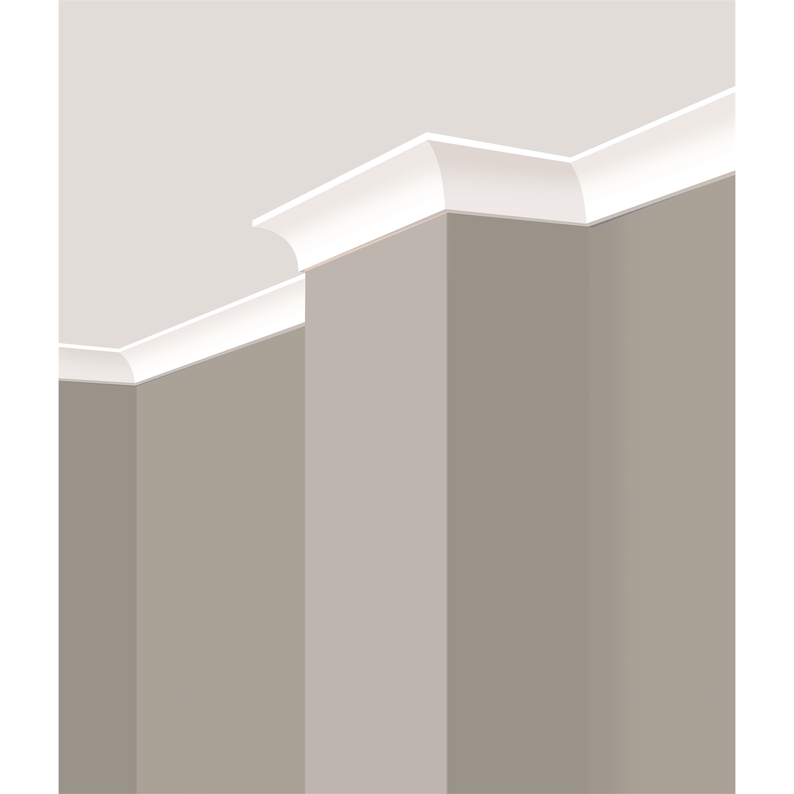 Gyprock CSR 75mm x 4800mm Cove Plaster Cornice - Bunnings Australia