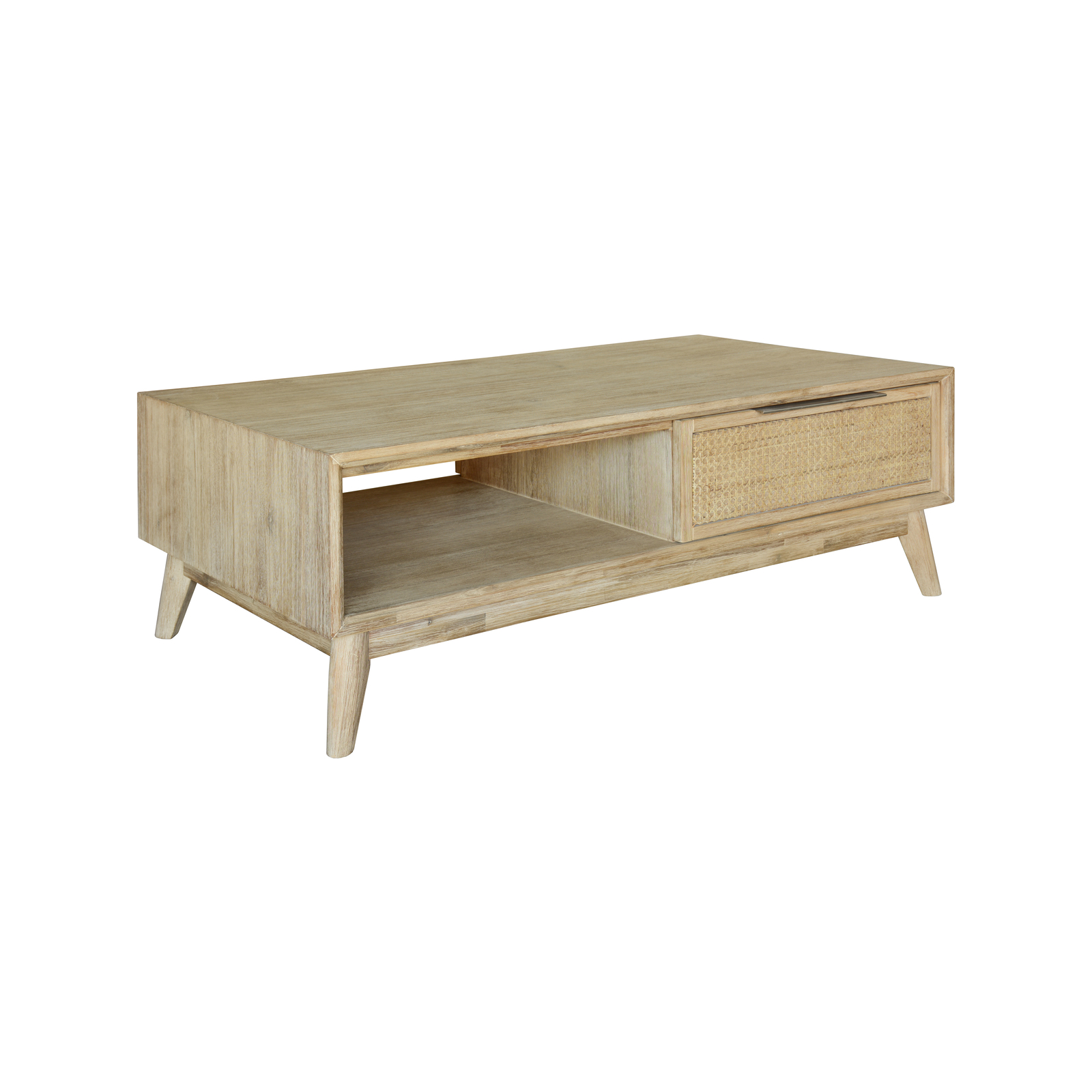 Grevillea Coffee Table 130cm Solid Acacia Timber Wood Rattan Furniture ...