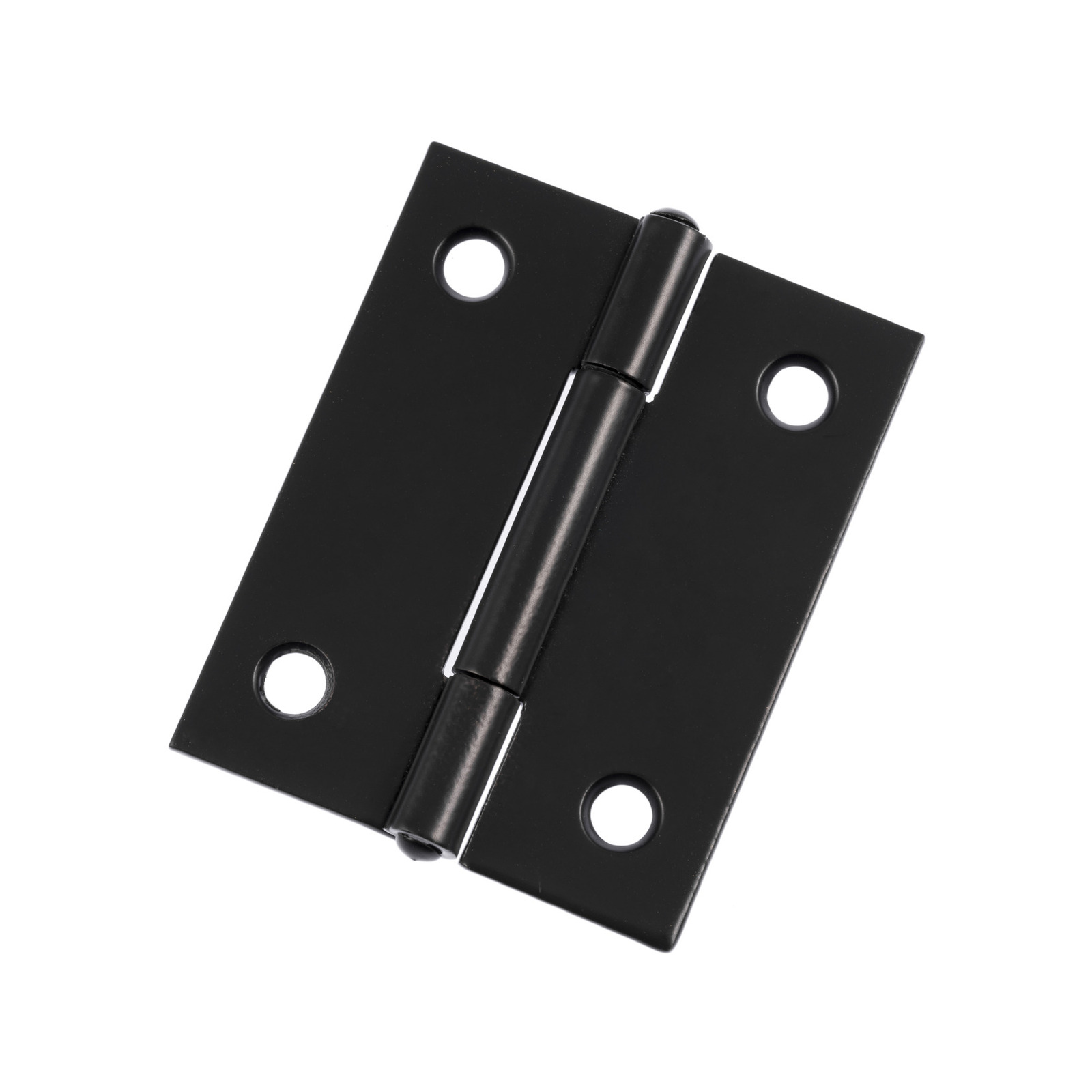 Lane 50mm Black Matte Fixed Pin Butt Hinge - 2 Pack - Bunnings Australia