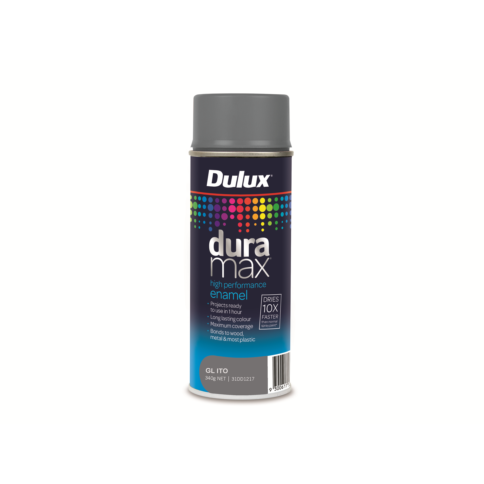 Dulux 340g Duramax Gloss Ito Spray Paint - Bunnings Australia