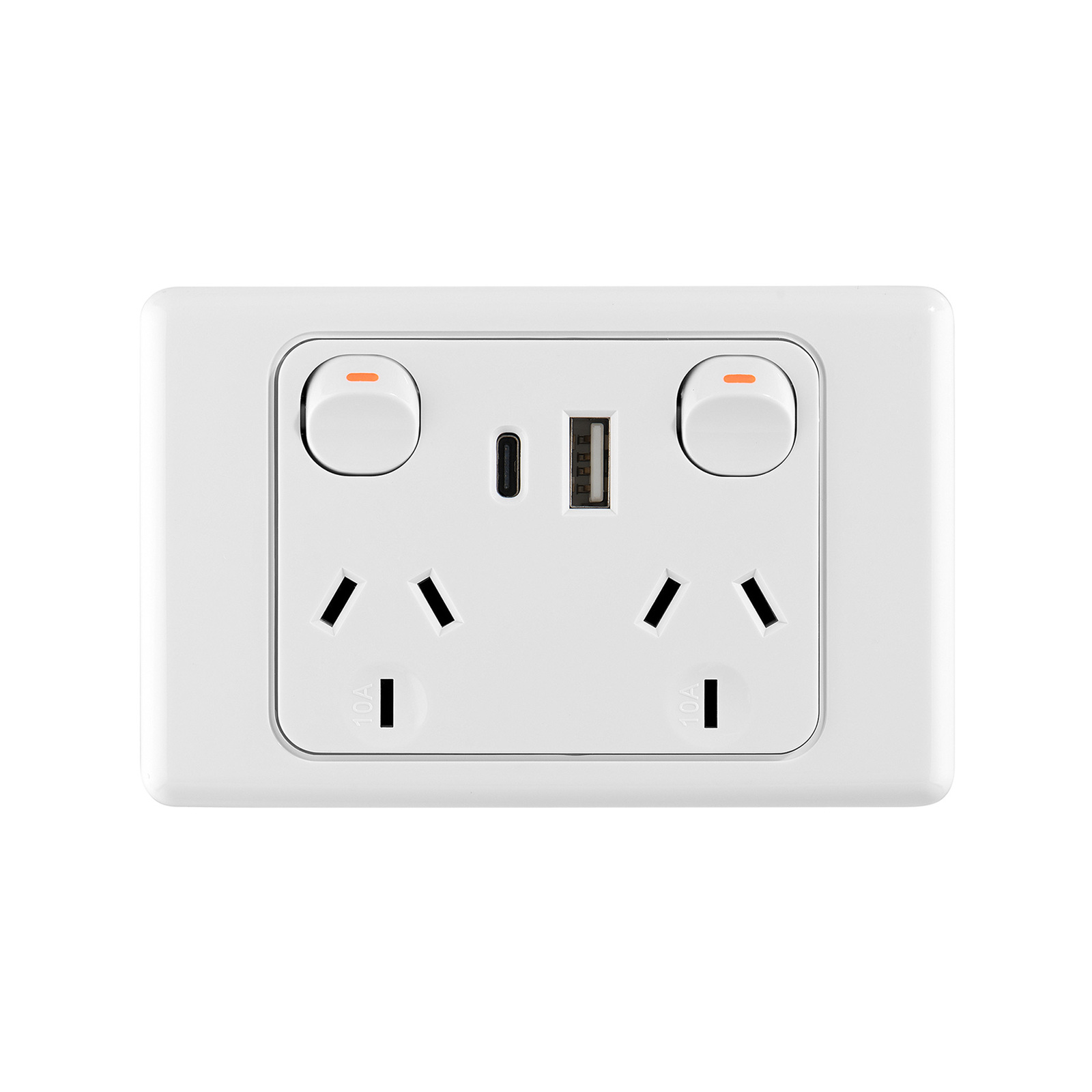 Deta Double Power Point With 3.4A USB C And A Charger - Bunnings Australia