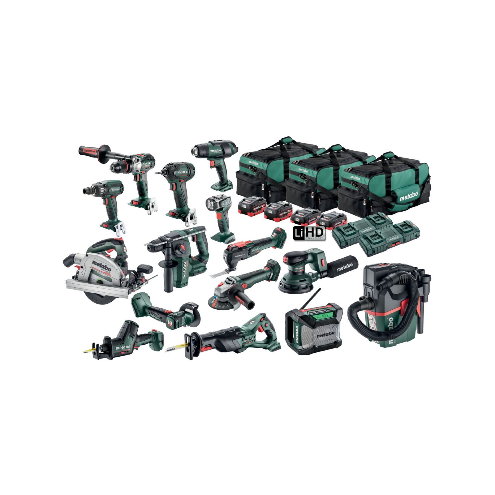 Metabo 18V 15 -Piece Mega Kit AU69000230 - Bunnings Australia
