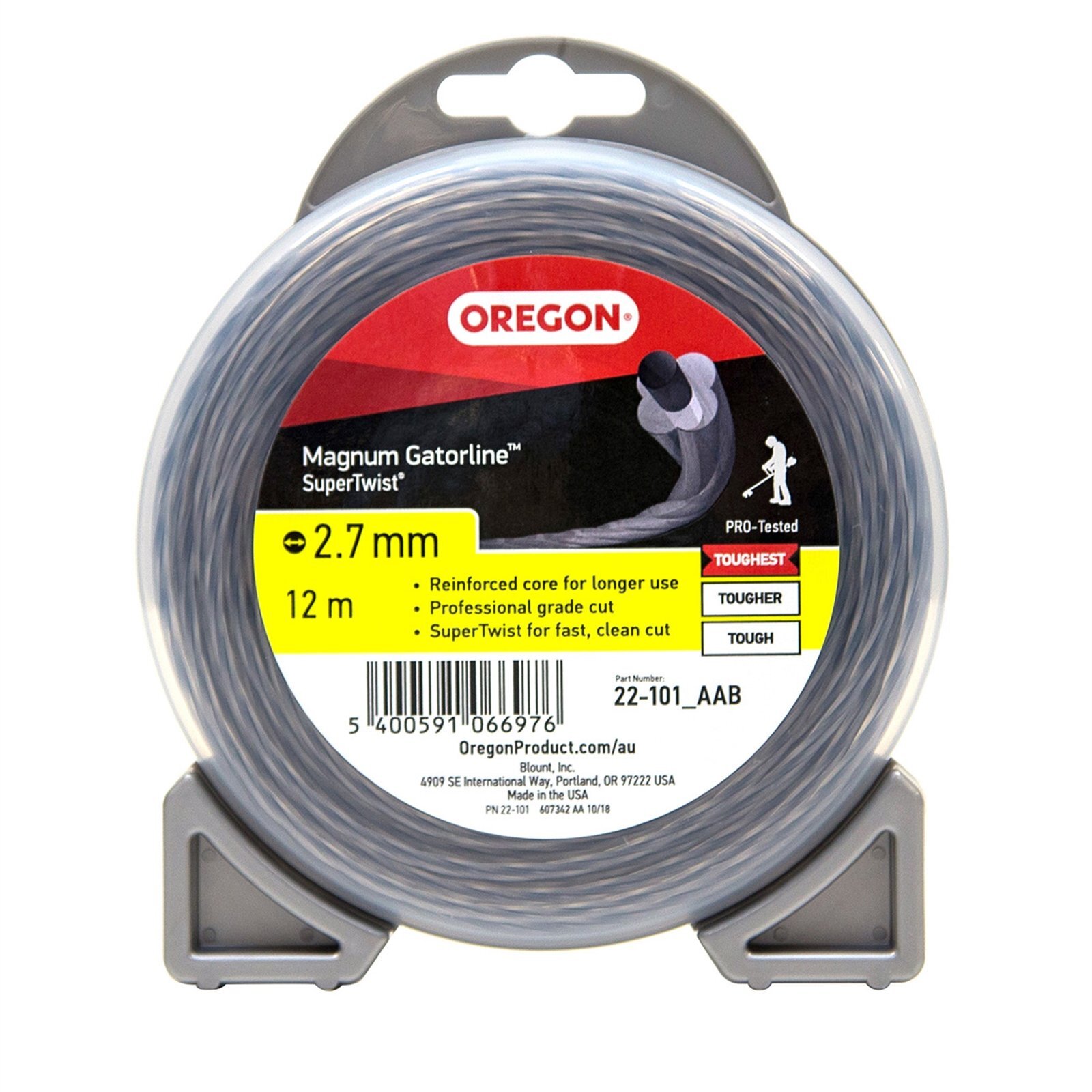 Oregon 2.7mm x 12m Supertwist Trimmer Line - Bunnings Australia