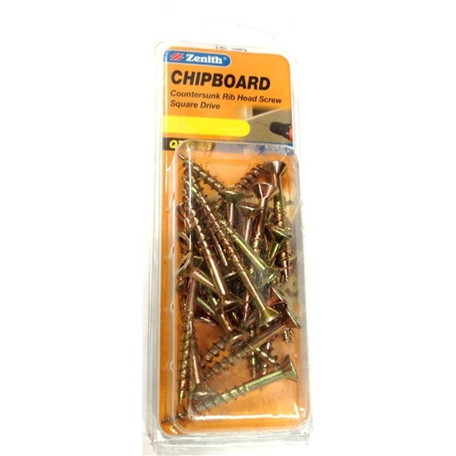 Zenith Chipboard CSK Head 8g x 30mm 30pk Gold Passivate Screw ...