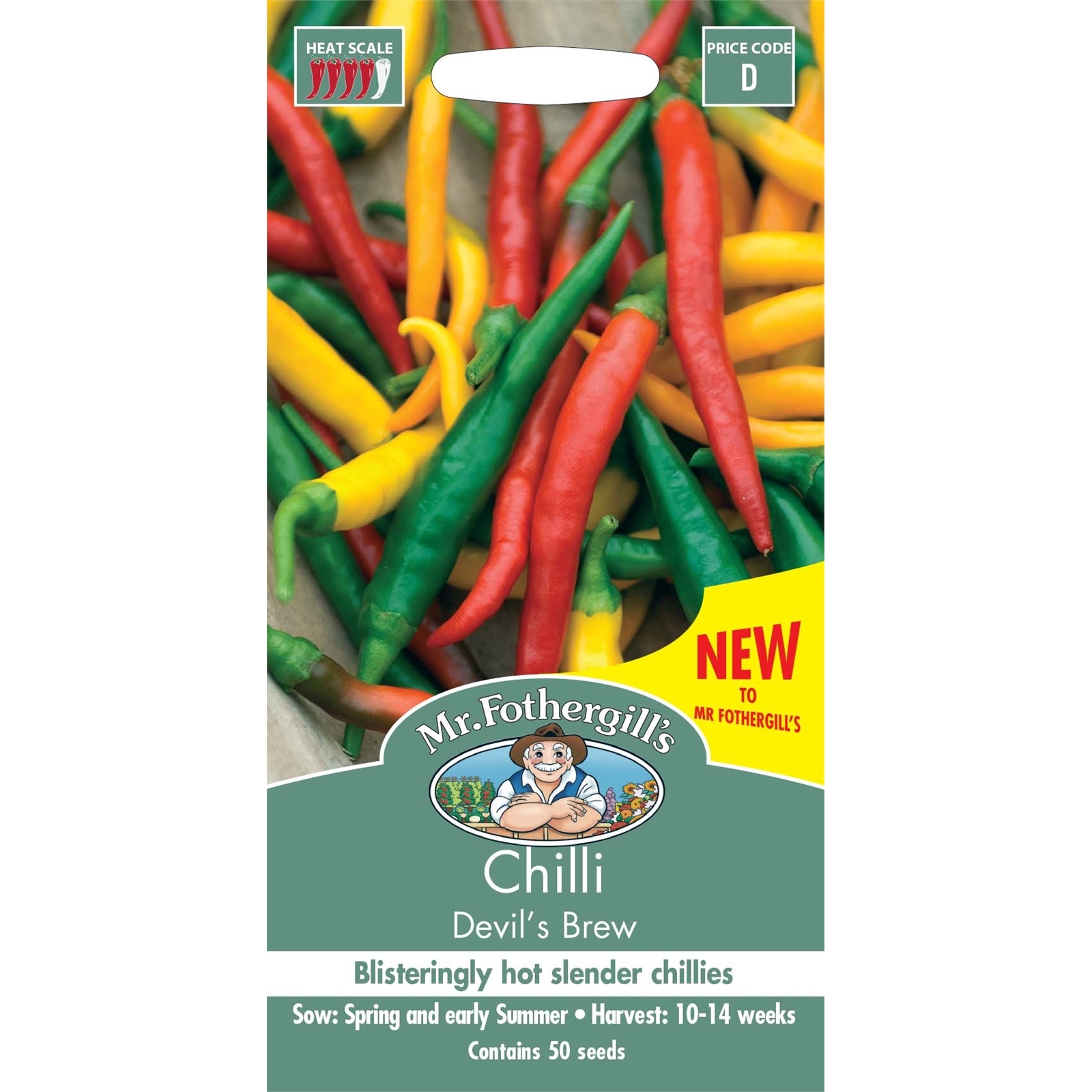 Mr Fothergill's Chilli Devils Brew Seeds - Bunnings Australia