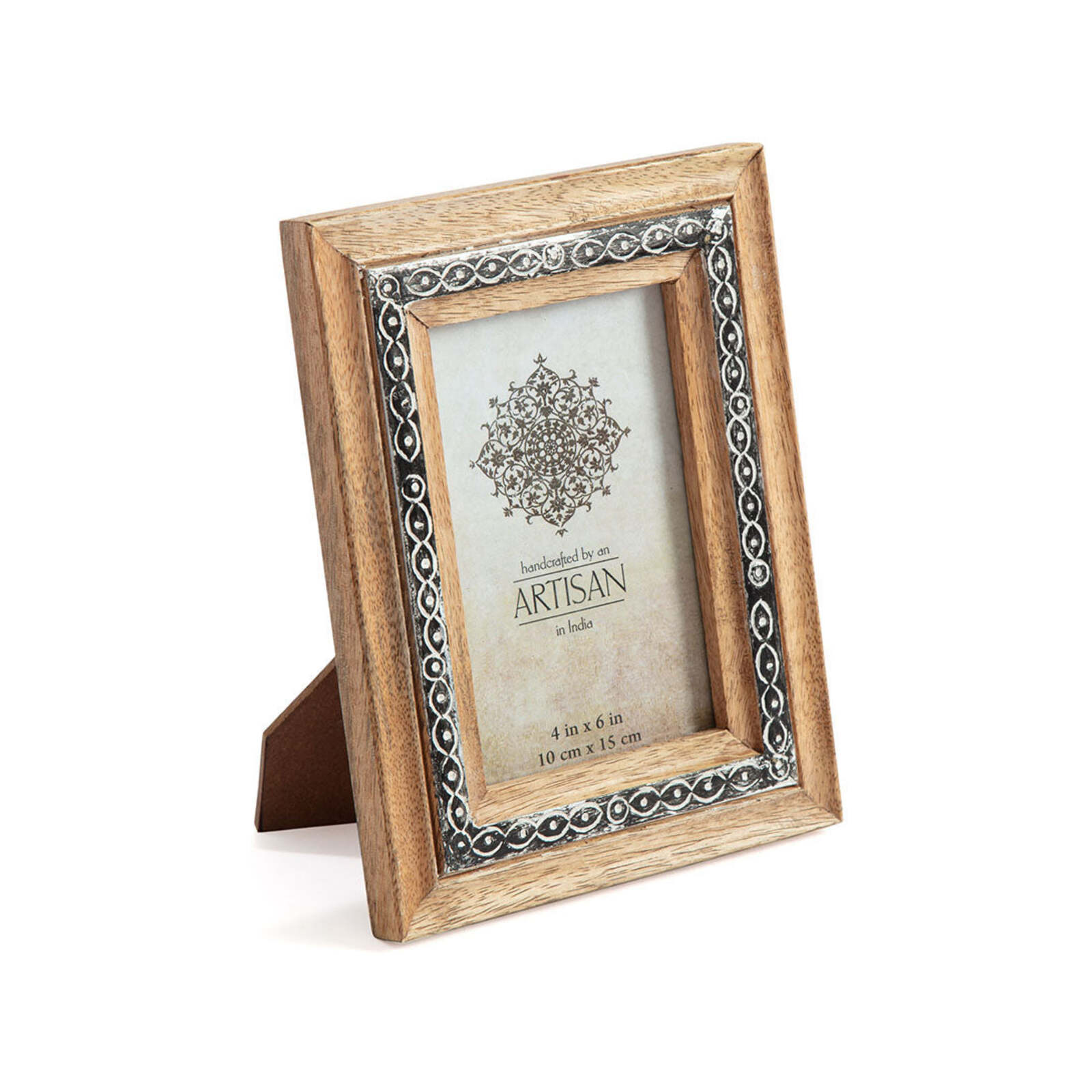 Willow & Silk 4x6 Mango Wood Tribal Photo Frame - Bunnings Australia