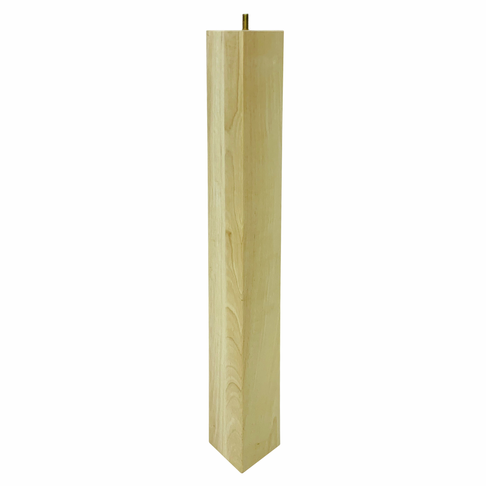 Adoored 73 x 73 x 710mm Raw Wood Square Furniture Leg - Bunnings Australia