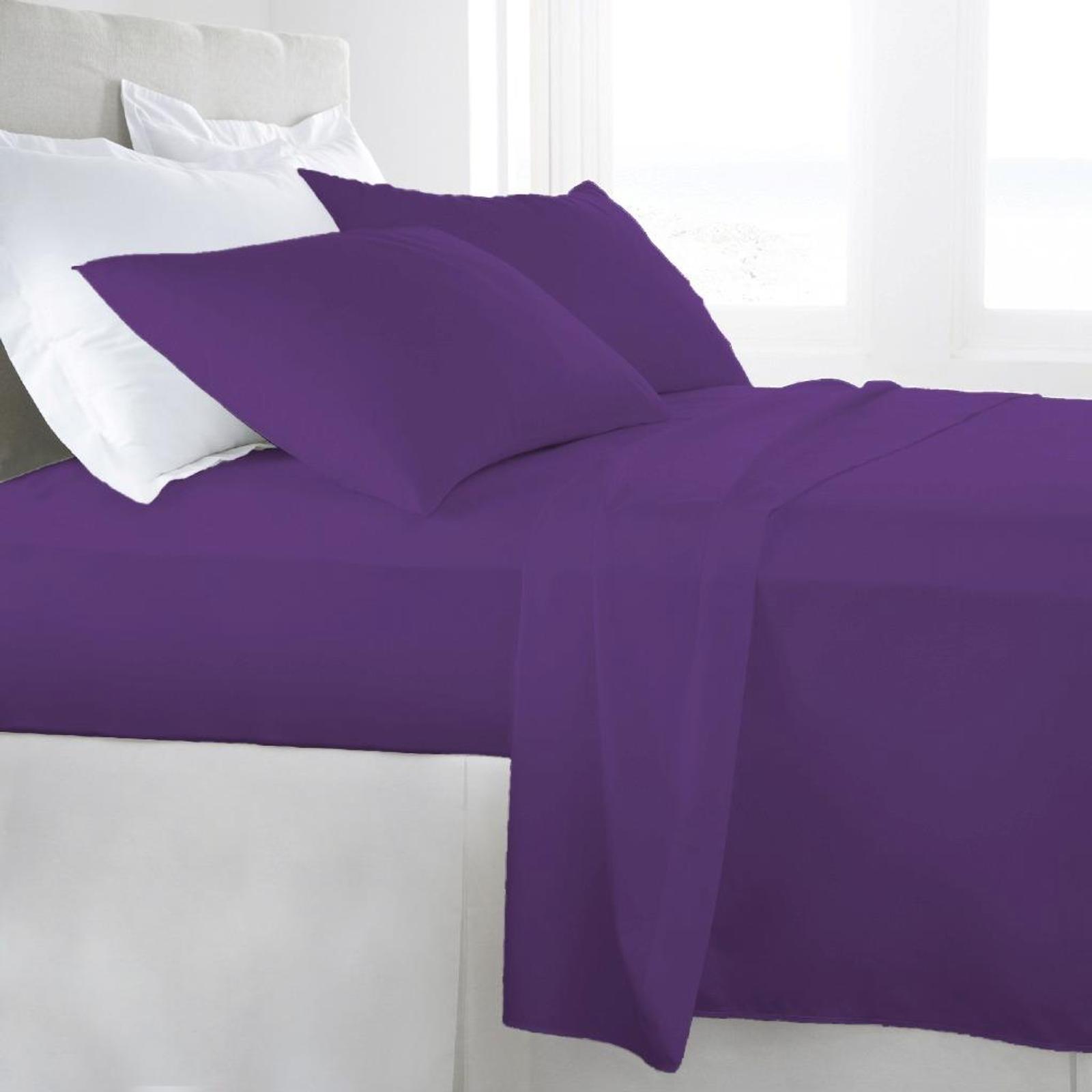 Luxor Queen Purple 1000TC Egyptian Cotton Sheet Set - Bunnings Australia