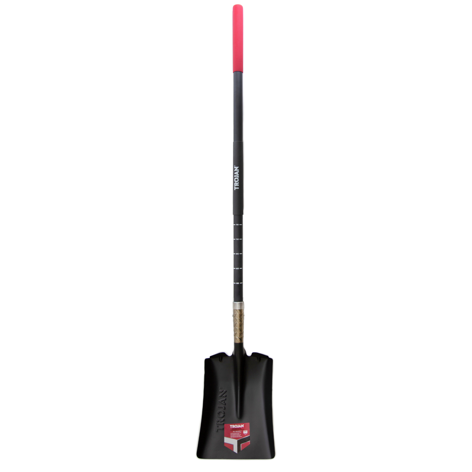 Trojan Long Fibreglass Handle Square Mouth PowerStep Shifting Shovel - Bunnings Australia