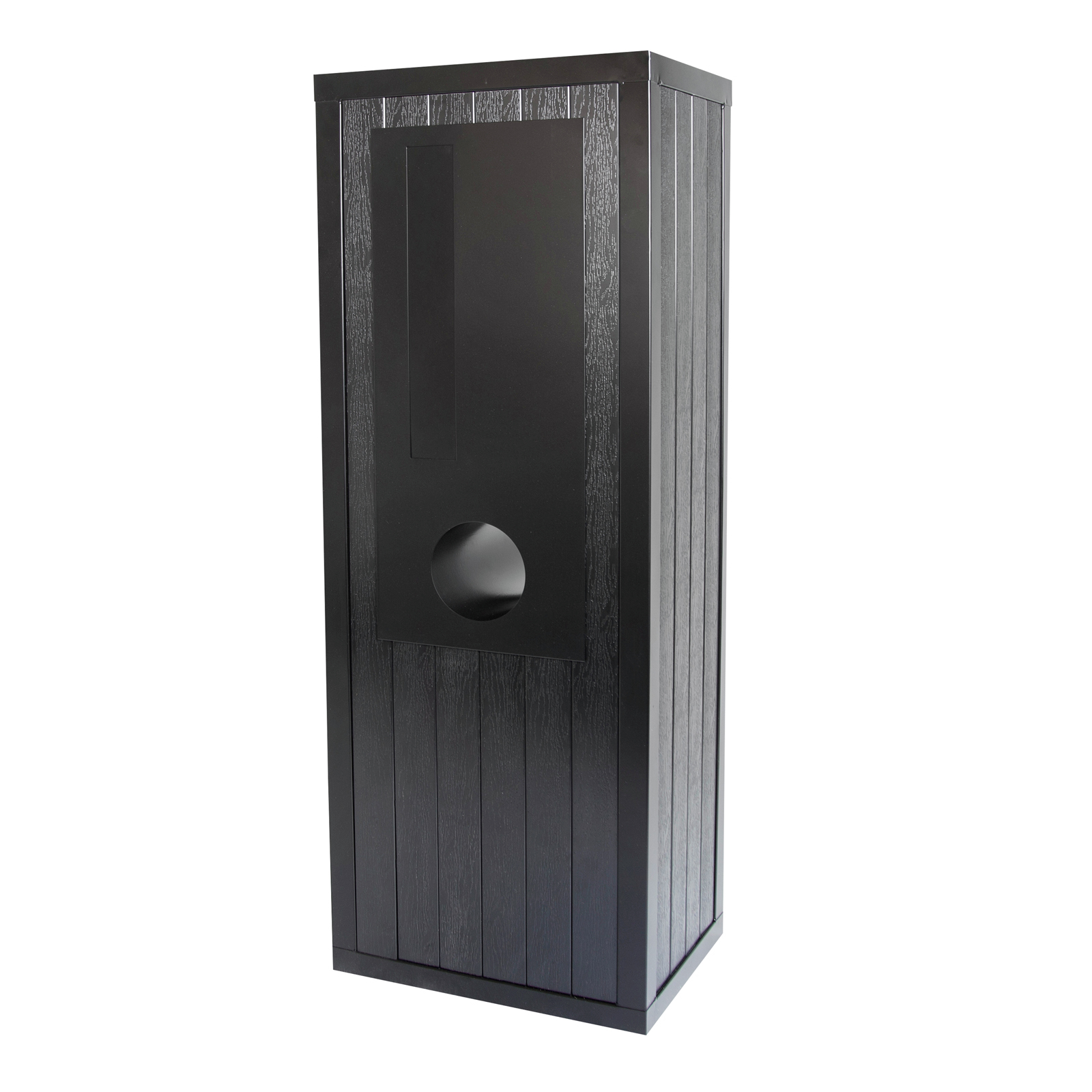 Northcote Pottery 25 x 35 x 96cm Black Hampton Pillar Letterbox ...
