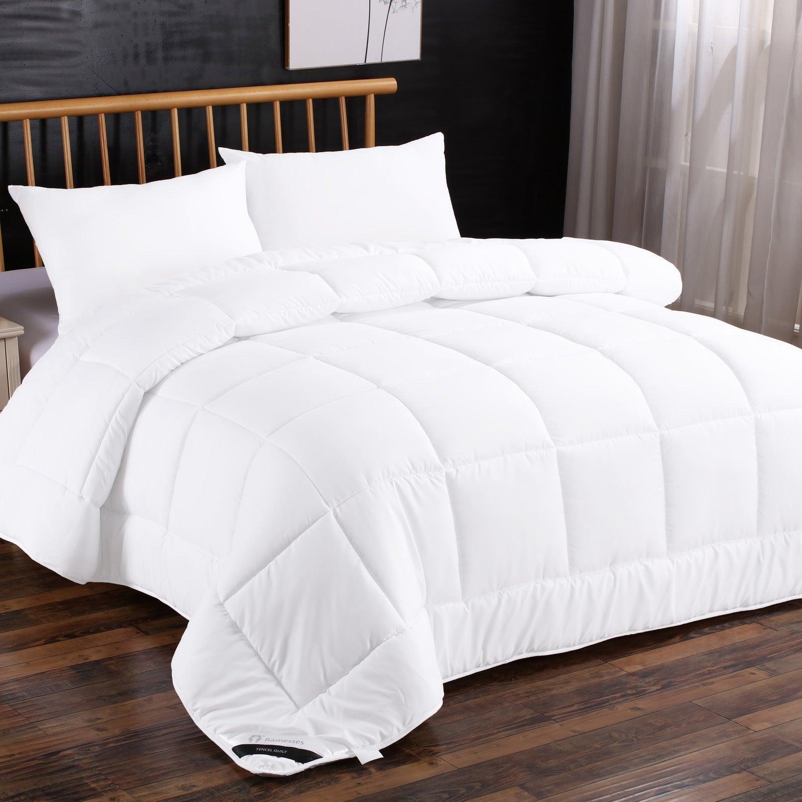 Ramesses Deluxe 400gsm Microfibre Quilt Doona | King Single - Bunnings ...