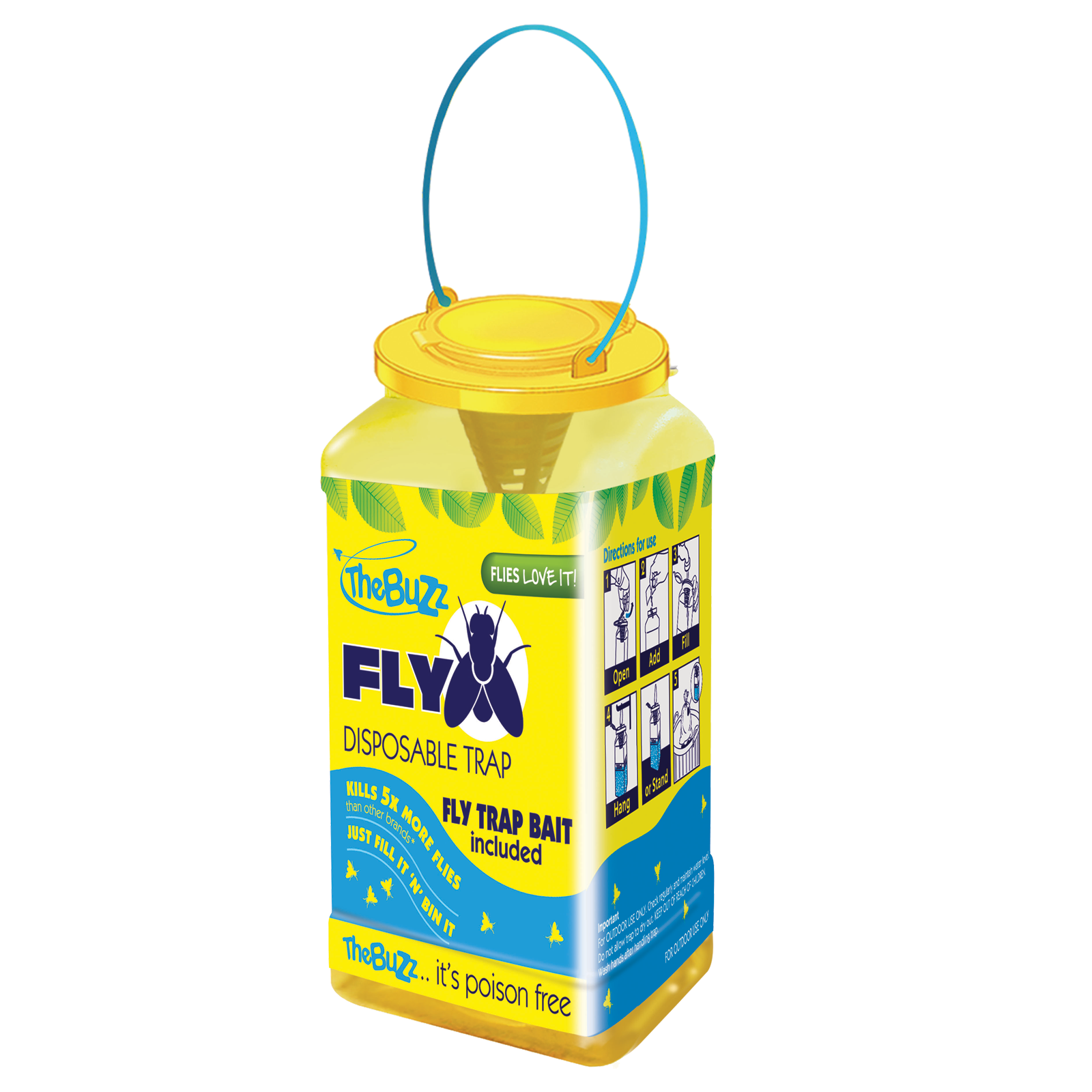 The Buzz Disposable Fly Trap - Bunnings Australia