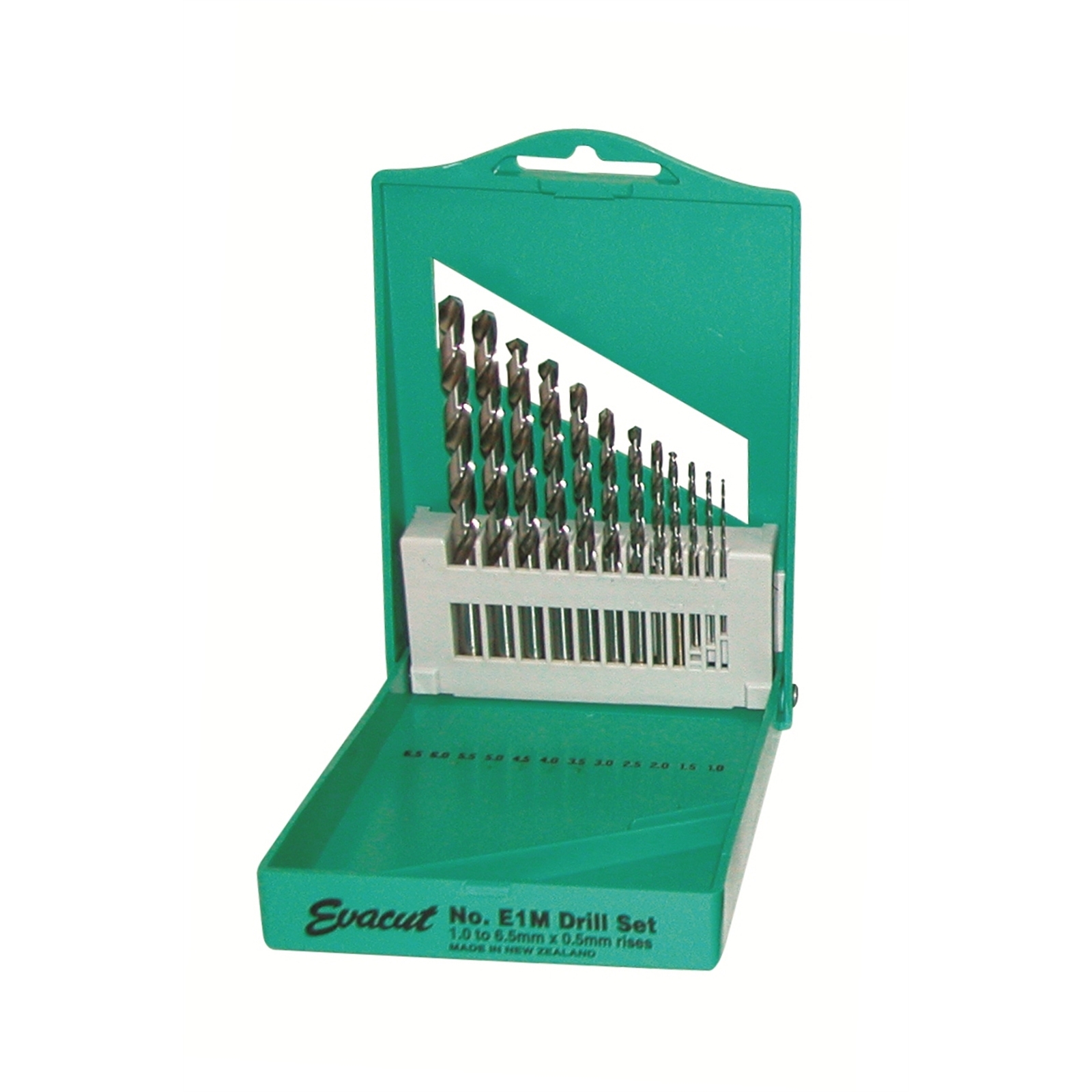 Evacut 1.0-6.5mm 12 Piece Metric Drill Set - Bunnings New Zealand