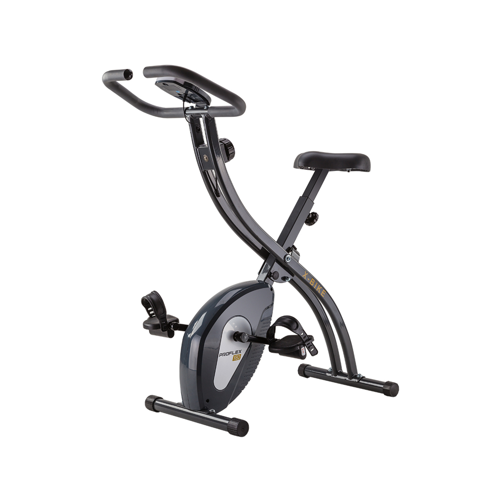 PROFLEX Folding Magnetic Exercise X-Bike - Bicycle Cycling Flywheel ...