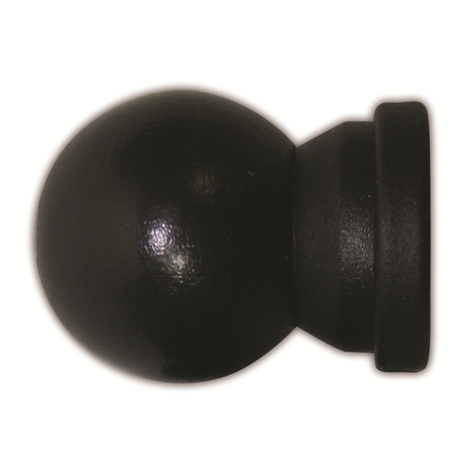 Windoware Curtain Cafe Rod End Ball Black 2pk - Bunnings New Zealand