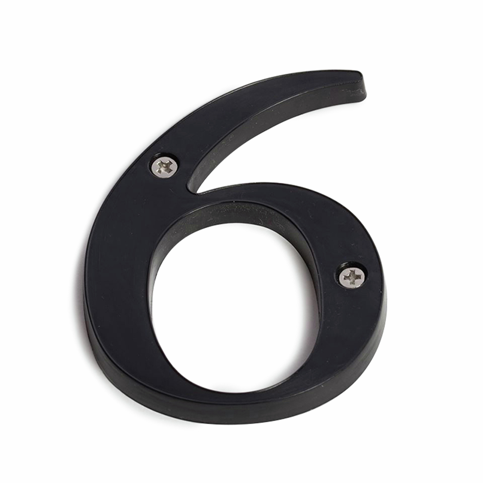 Sandleford 85mm Black Plastic House Number 6 - Bunnings Australia