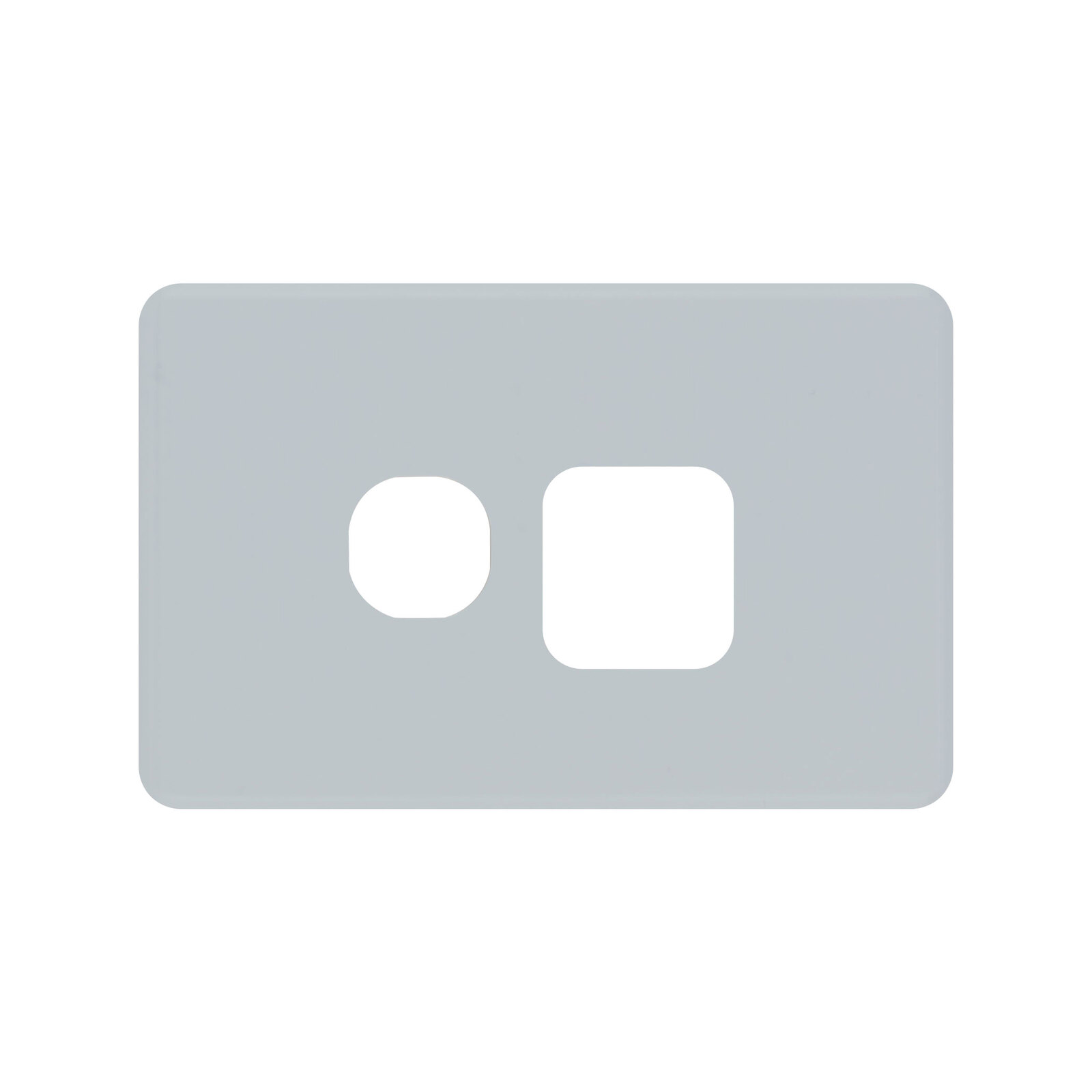 Deta S-Line Soft Grey Single Power Point Cover Plate - Bunnings Australia