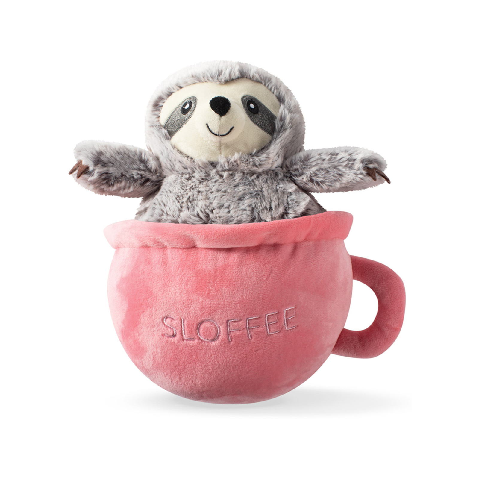 Fringe Studio Sloffee Sloth in a Coffee Cup Plush Squeaker Dog Toy ...