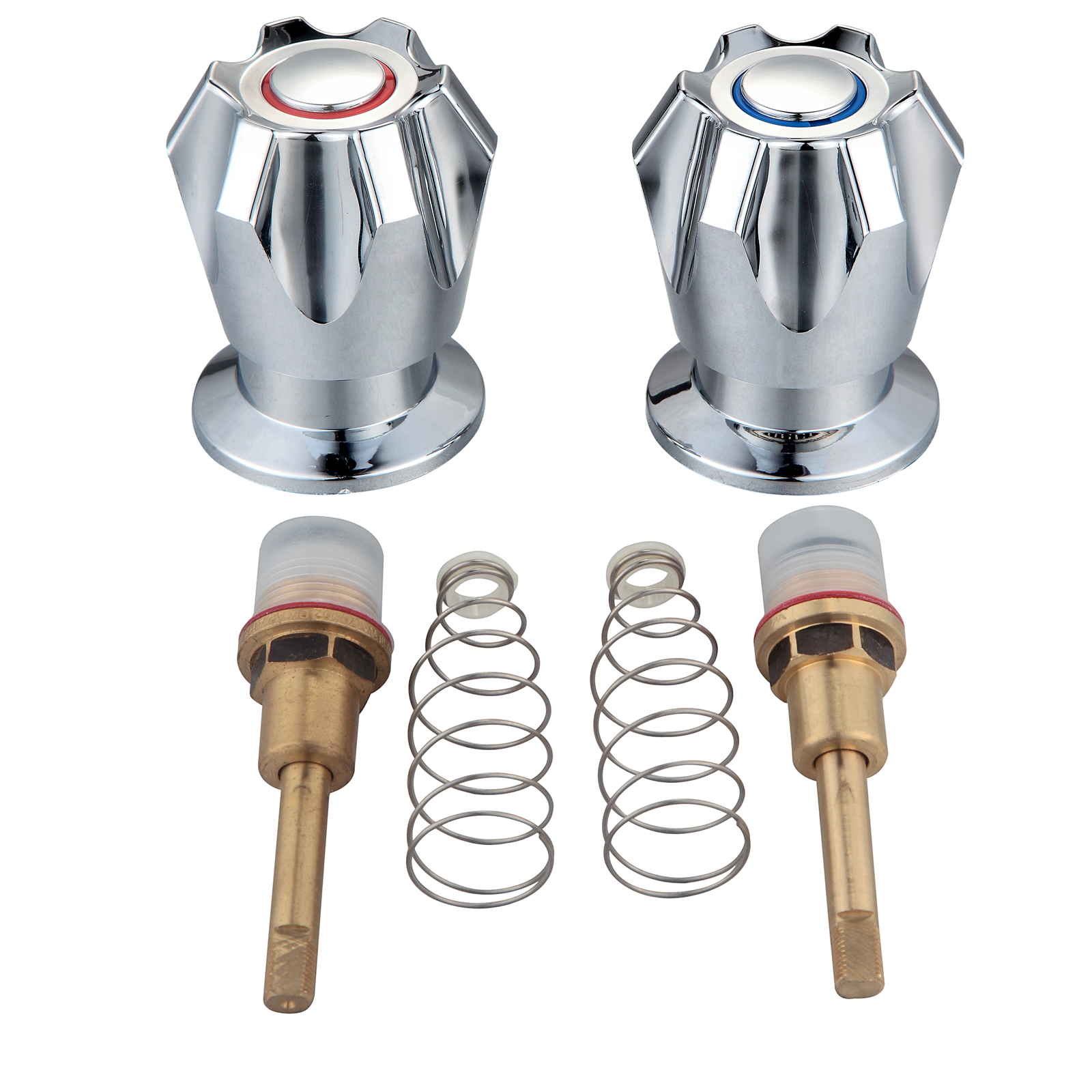 Shaw & Mason Chrome Top Assembly With Six Point Style Handle - Bunnings ...