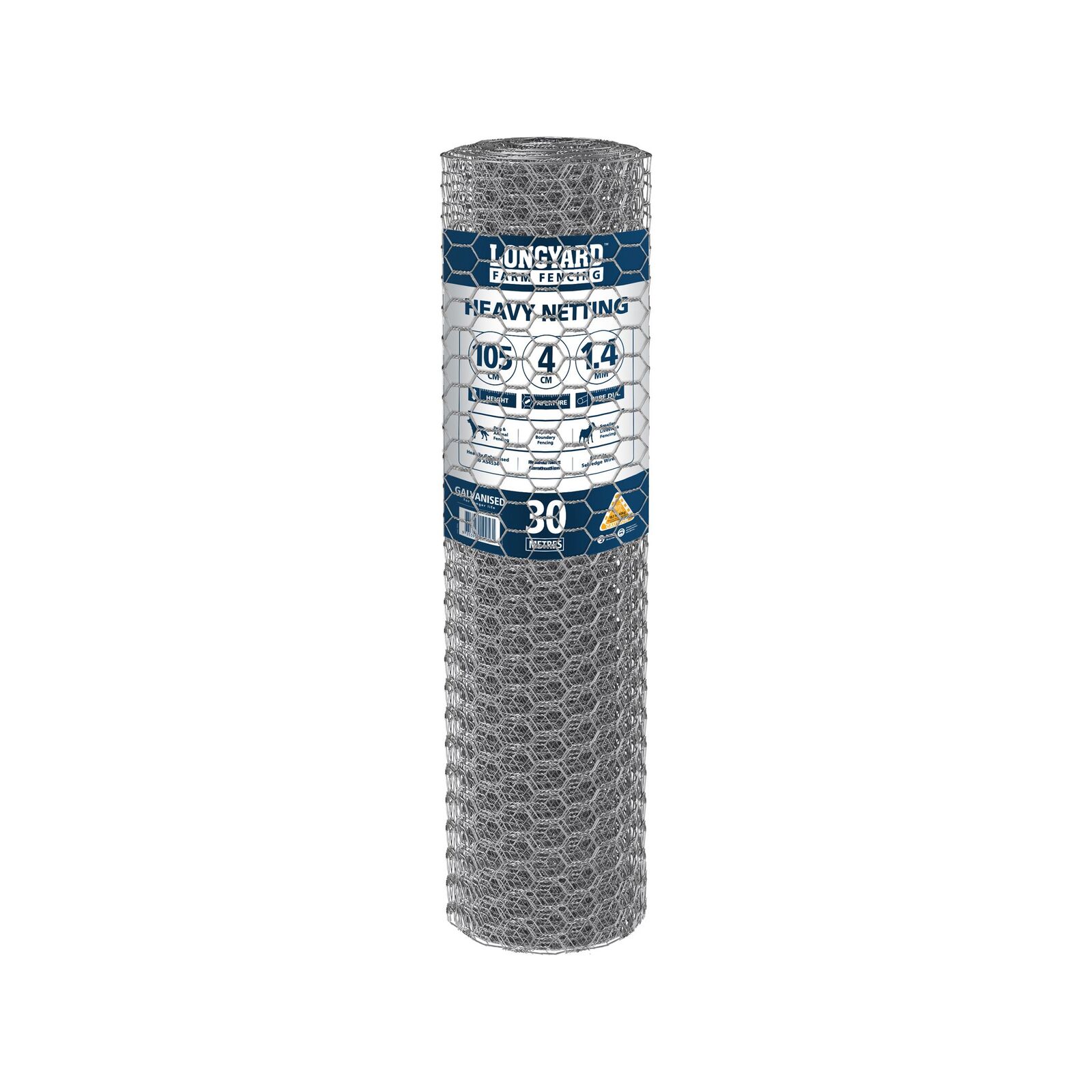 Longyard 105 x 4cm 1.4mm 30m Netting Wire - Bunnings Australia