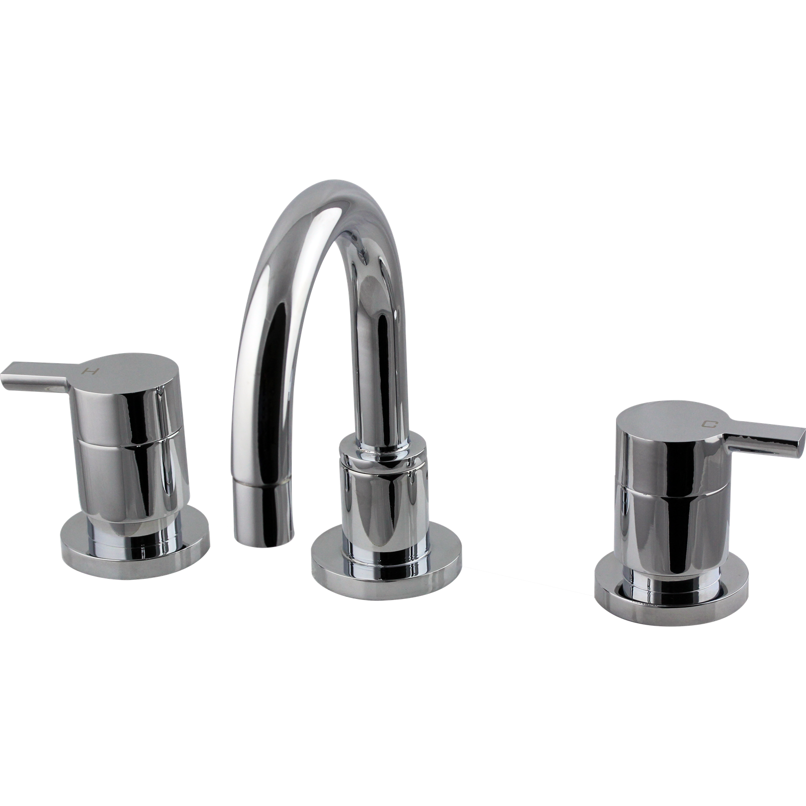 MIXX Chrome Cocoa Lever 1/4 Turn Ceramic Disc Basin Set WELS 4 Star 7L ...