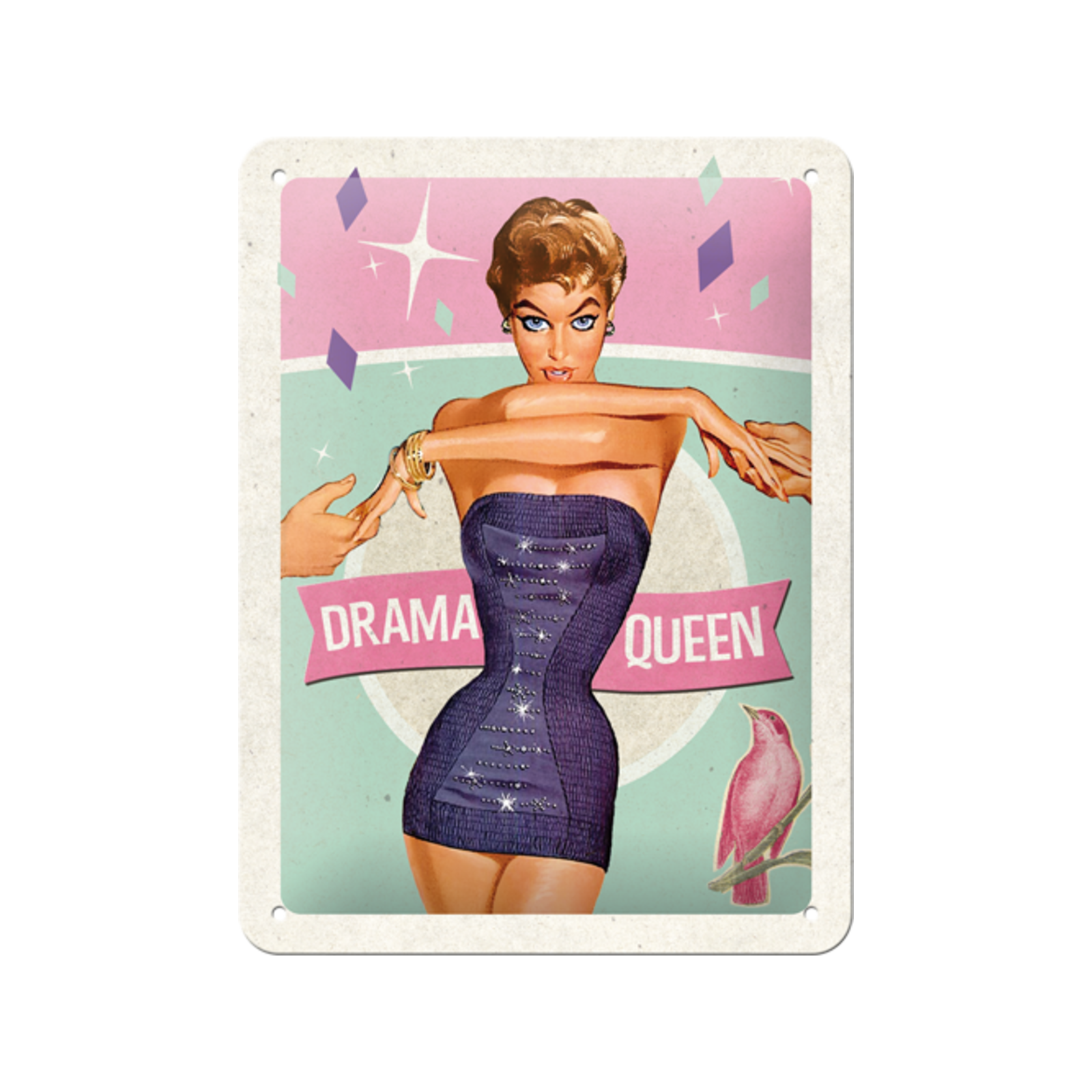 Nostalgic-Art Small Sign Drama Queen - Bunnings Australia