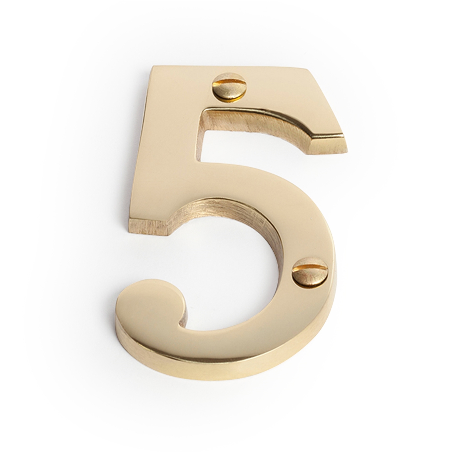 Sandleford 75mm Brass House Number 5 - Bunnings Australia