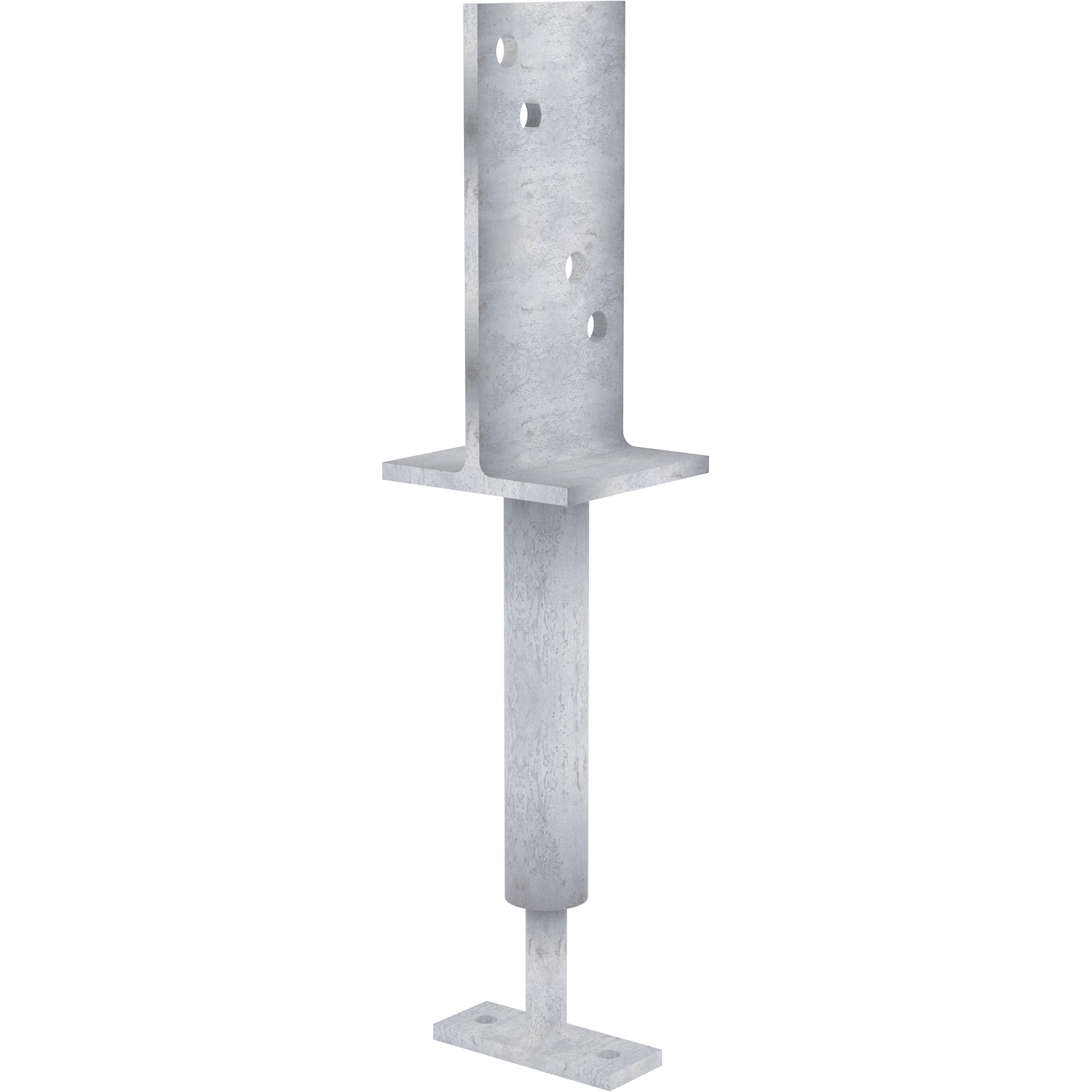 Dunnings 150mm Galvanised Adjustable T Blade Post Support - Bunnings ...