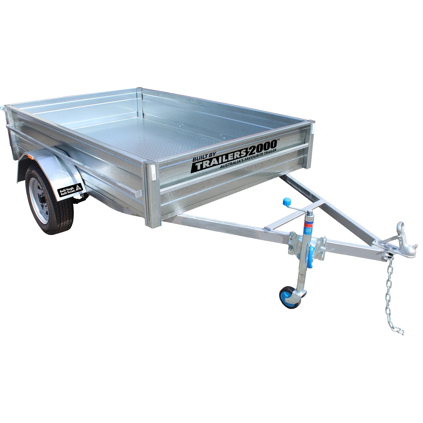 Trailers 2000 8 x 5ft Heavy Duty Galvanised Box Trailer - Bunnings ...